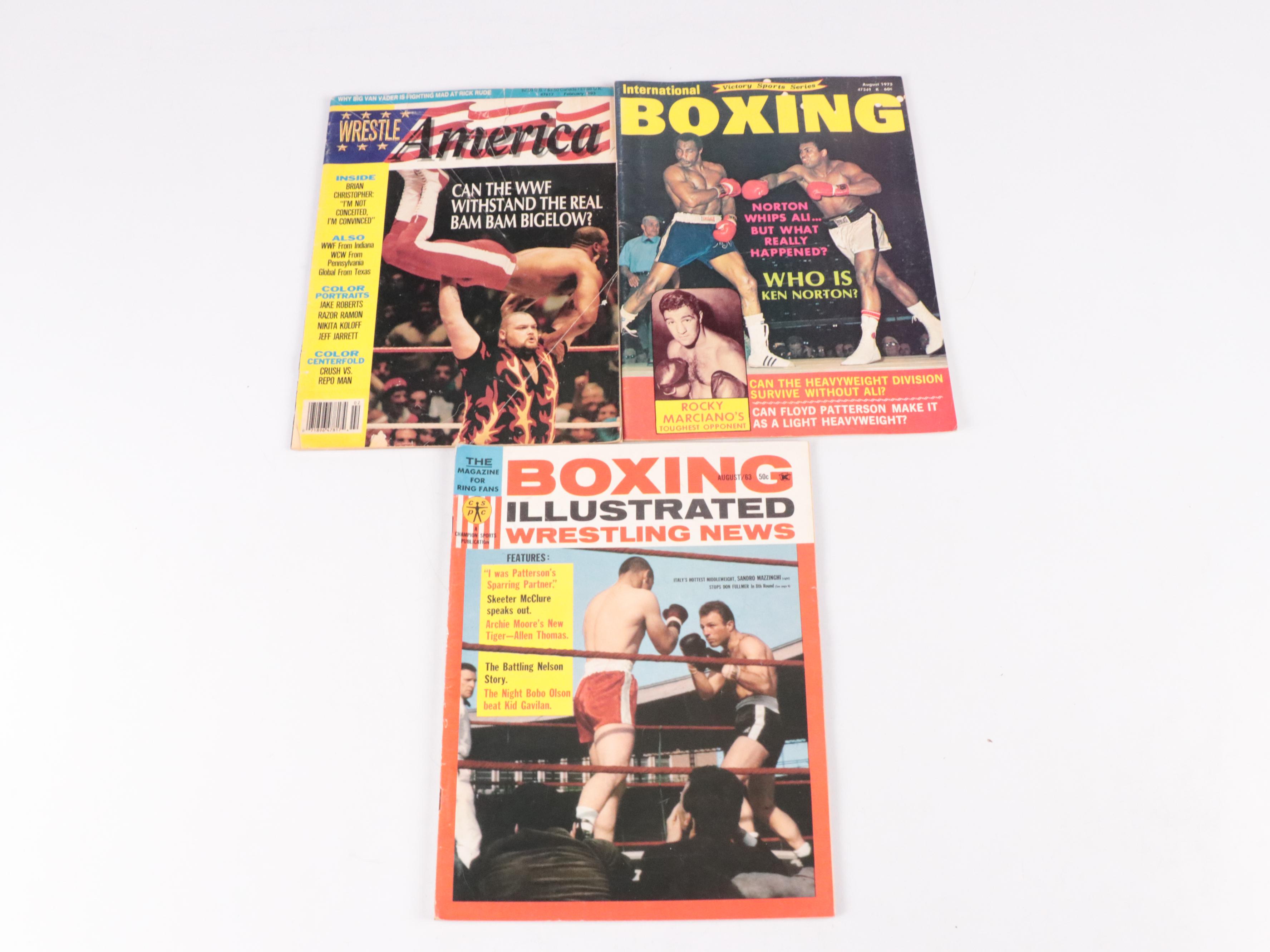 "Boxing Illustrated", "Wrestle America", and More Boxing Magazines | EBTH
