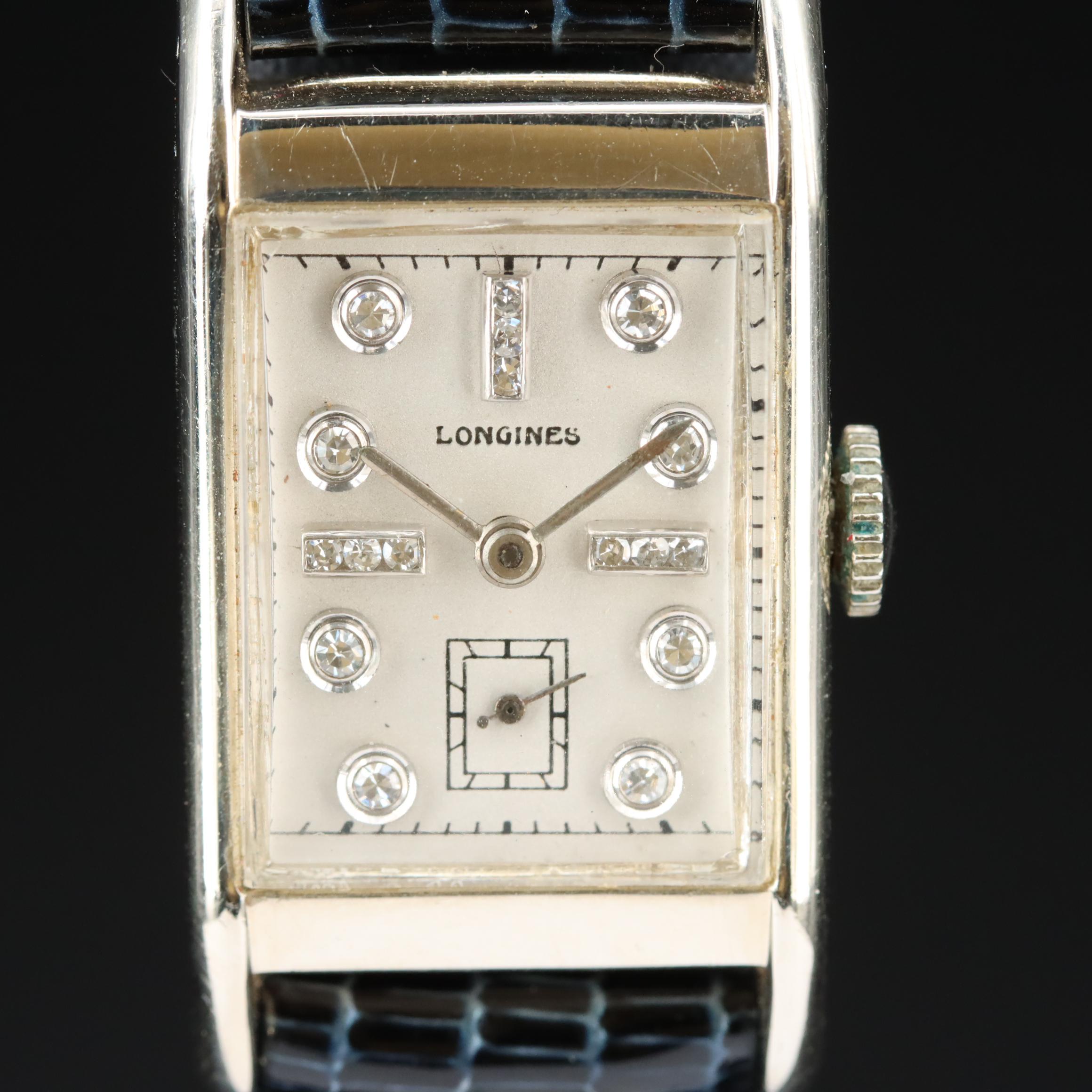 14K Longines Diamond Dial Wristwatch | Everything But The House