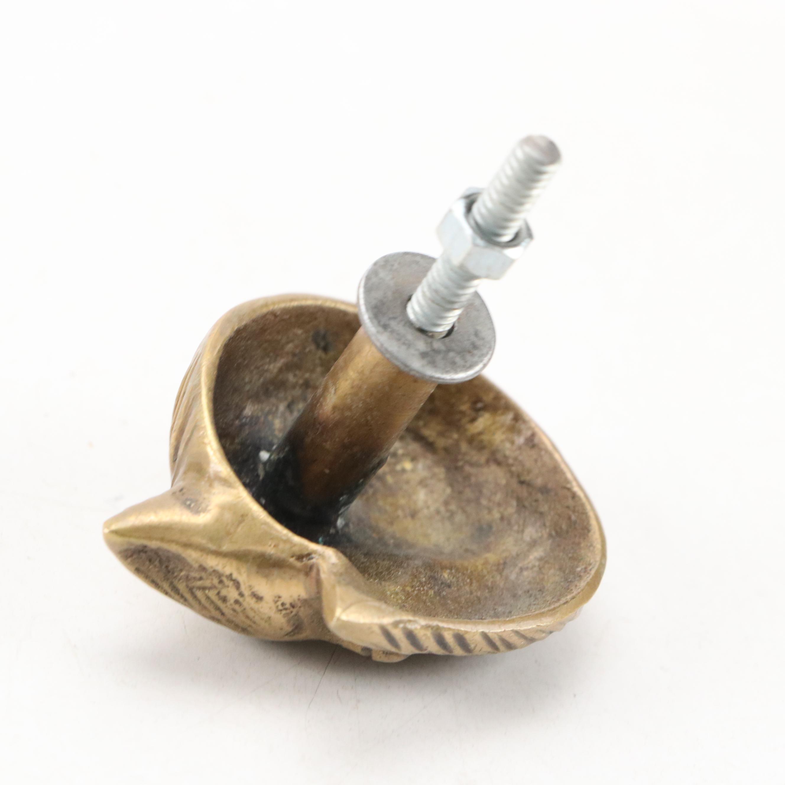 Cast Brass Fox Drawer Knobs | Everything But The House