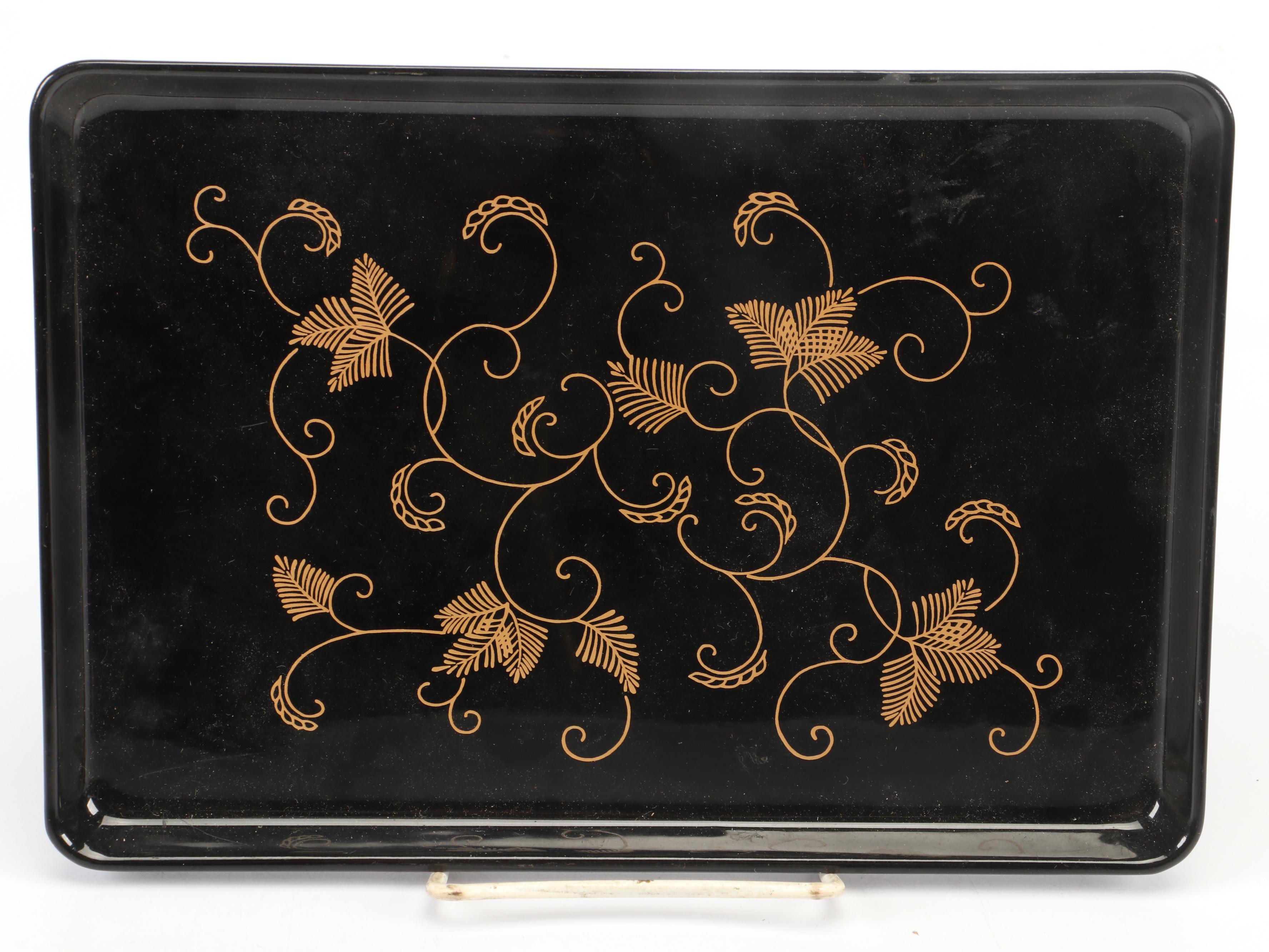 Chinese Lacquerware Tray with Other Boxes and Decor | Everything But ...