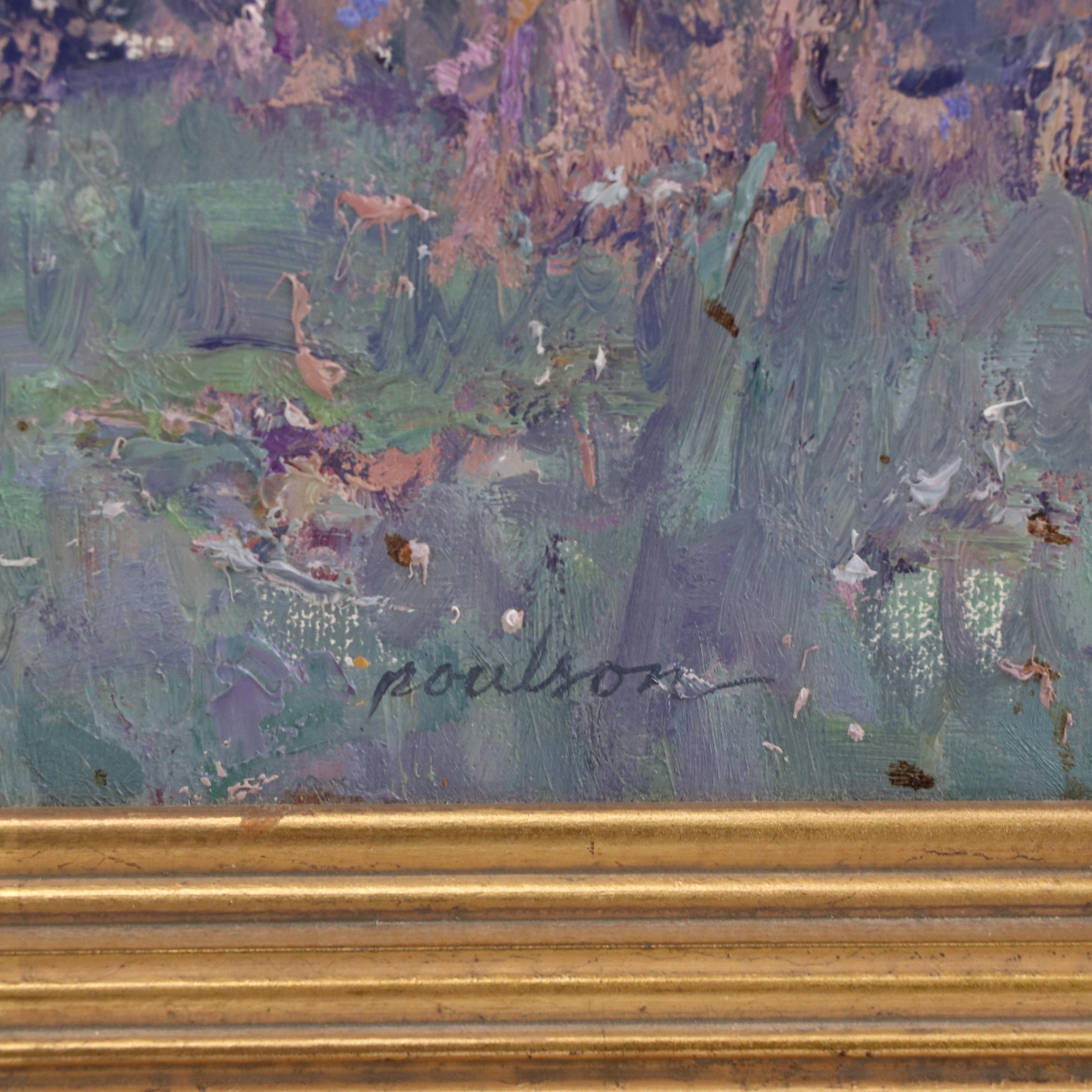 James Poulson Impressionistic Landscape Oil Painting | EBTH