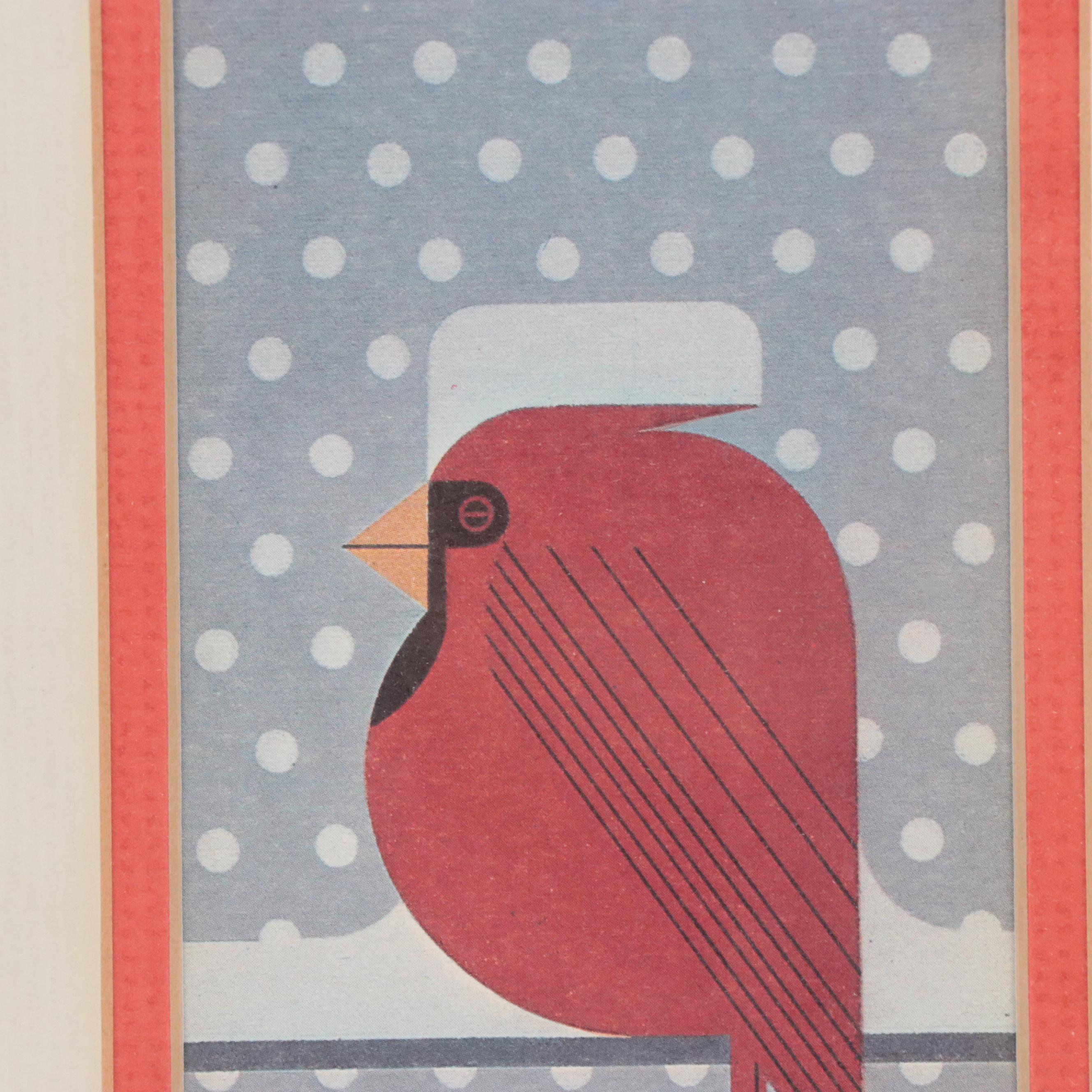 Charley Harper Offset Lithograph "Cool Cardinal" | EBTH