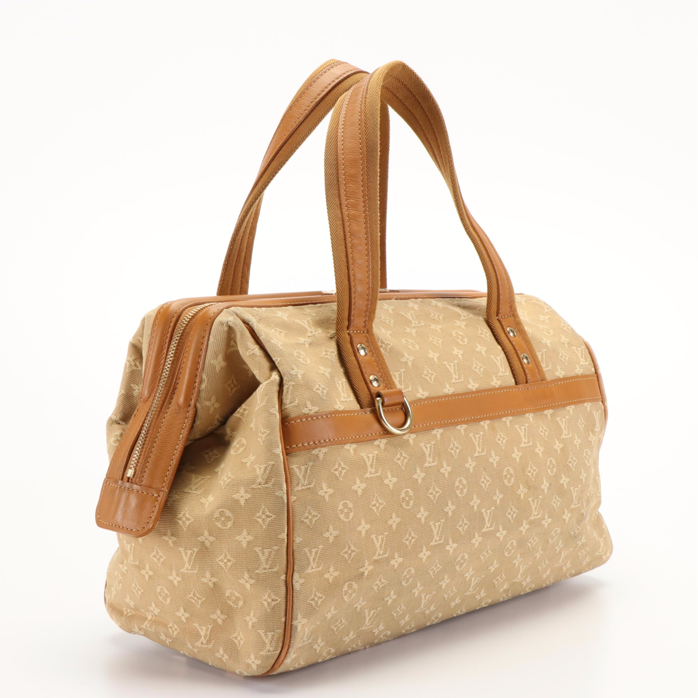 Louis Vuitton Mini Lin Josephine Bag in Beige Monogram Canvas | EBTH