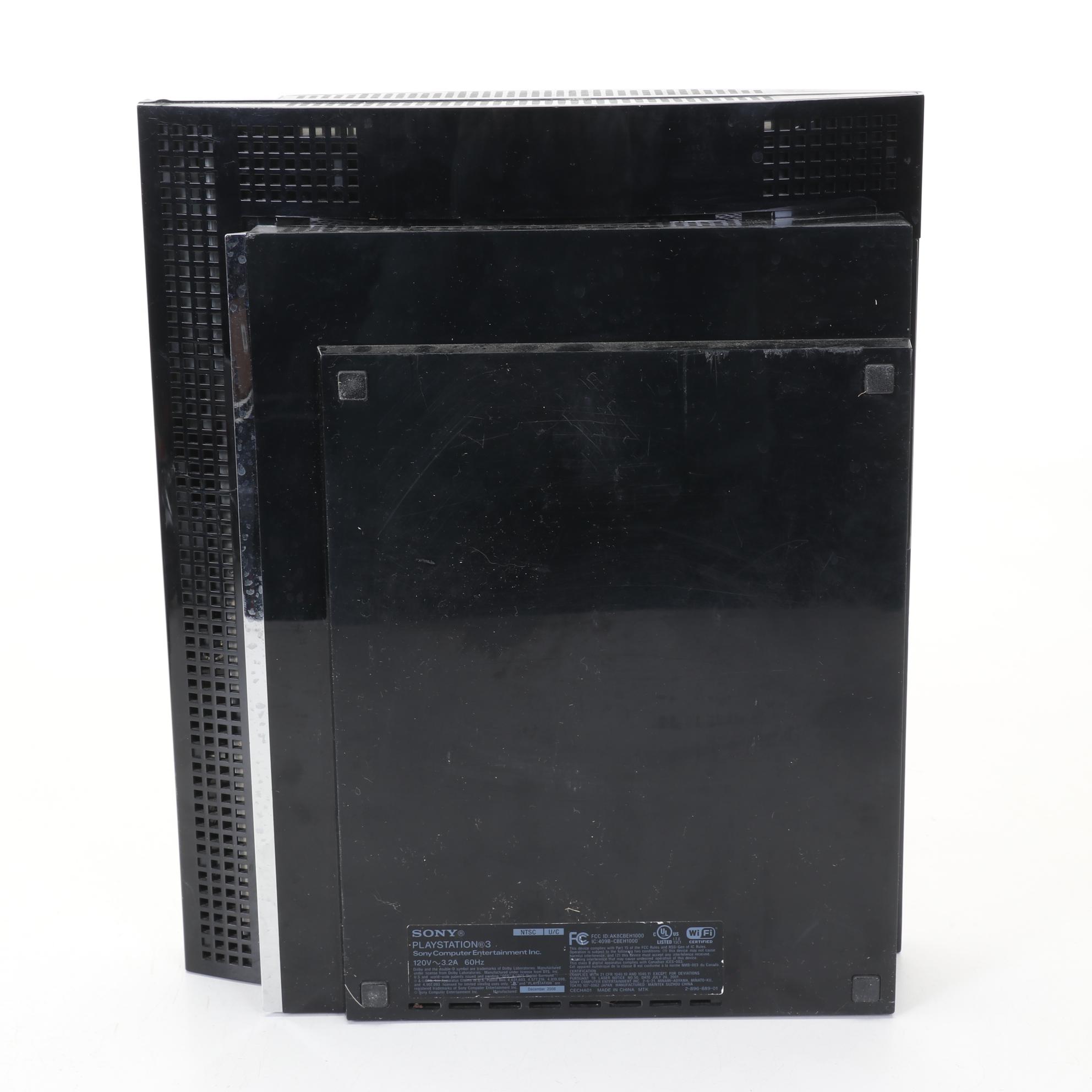 Playstation 2 & 3 With Batman Arkham City Edition Controller & More ...