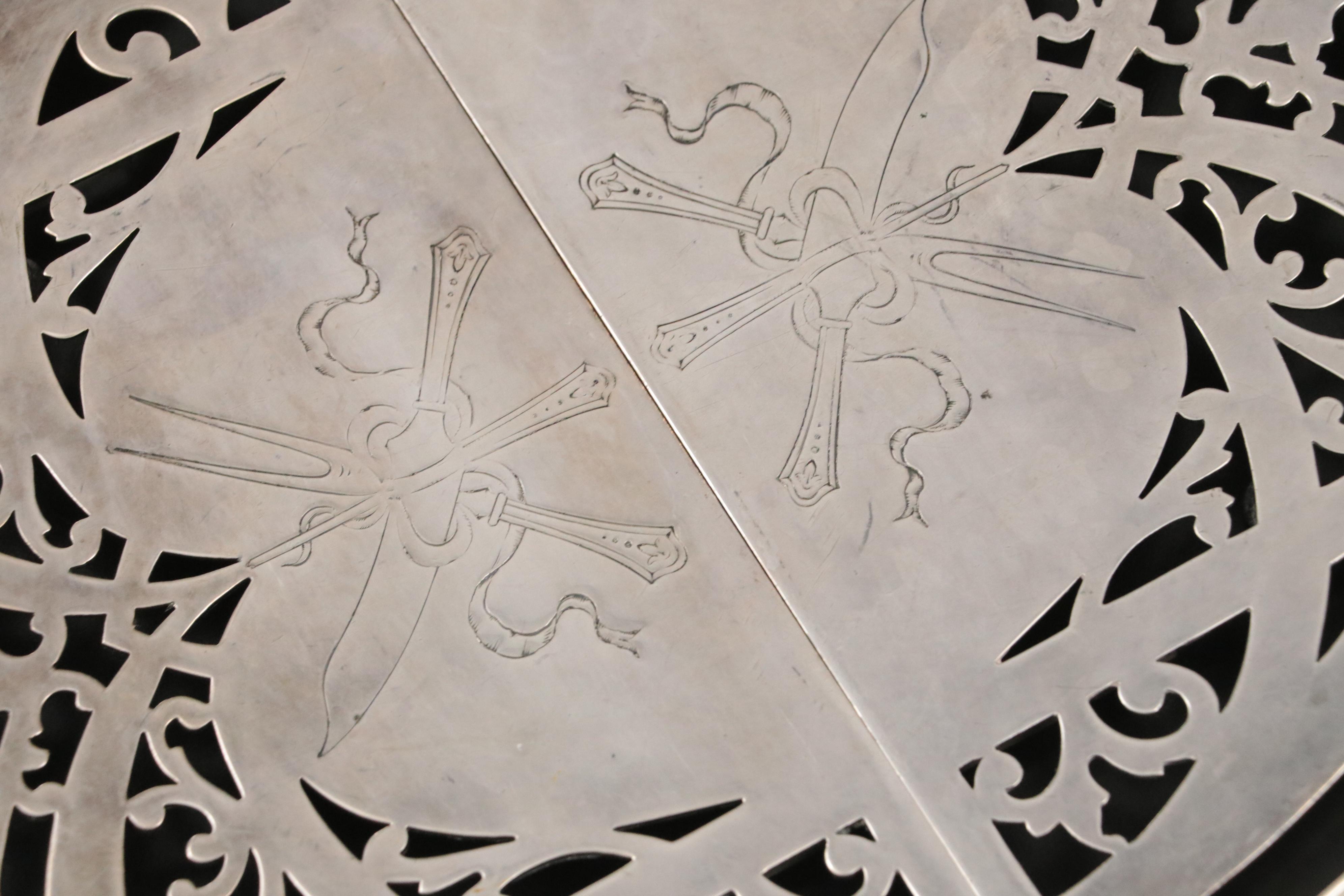 Crown Silver Co. Serving Dish with Bakelite Handles and Silver Plate ...