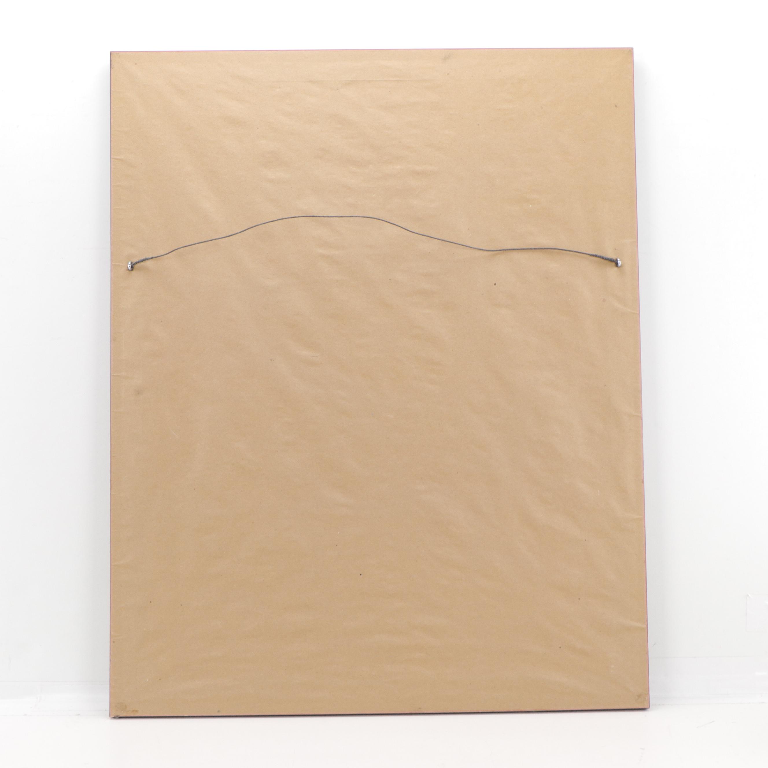 Abstract Expressionist Style Offset Lithograph | EBTH