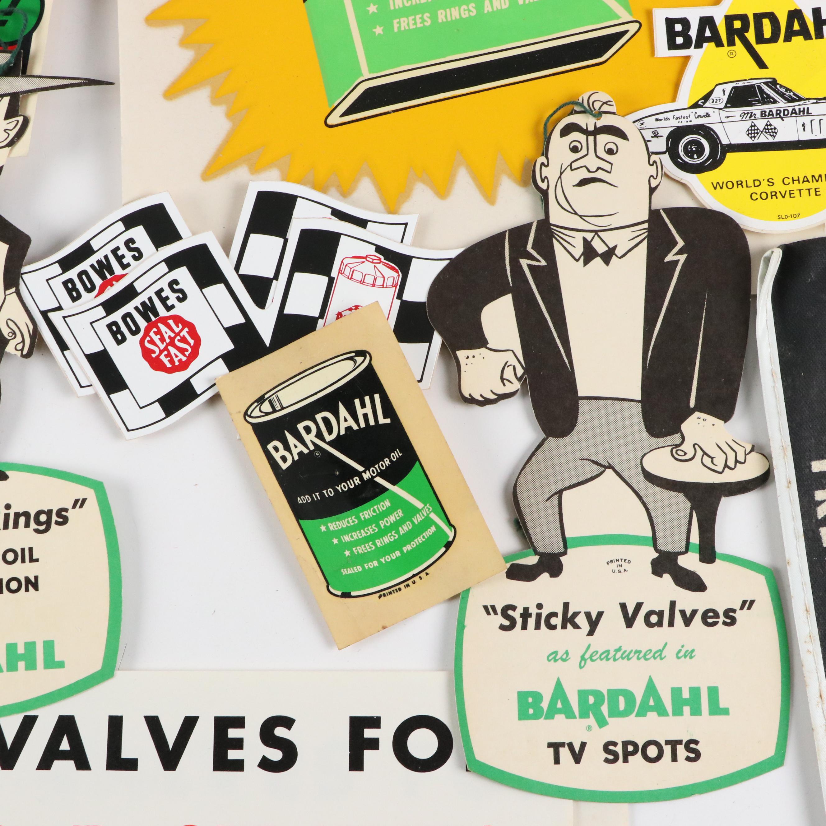 Bardahl Metal Sign with Decals, Door Hangers, Posters, Pens & More, Mid ...