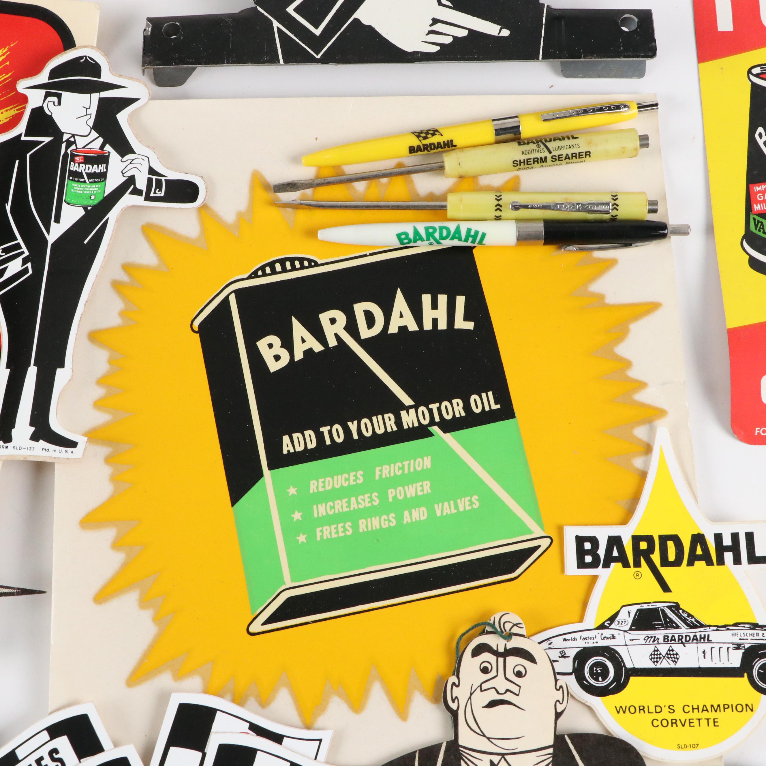 Bardahl Metal Sign with Decals, Door Hangers, Posters, Pens & More, Mid ...