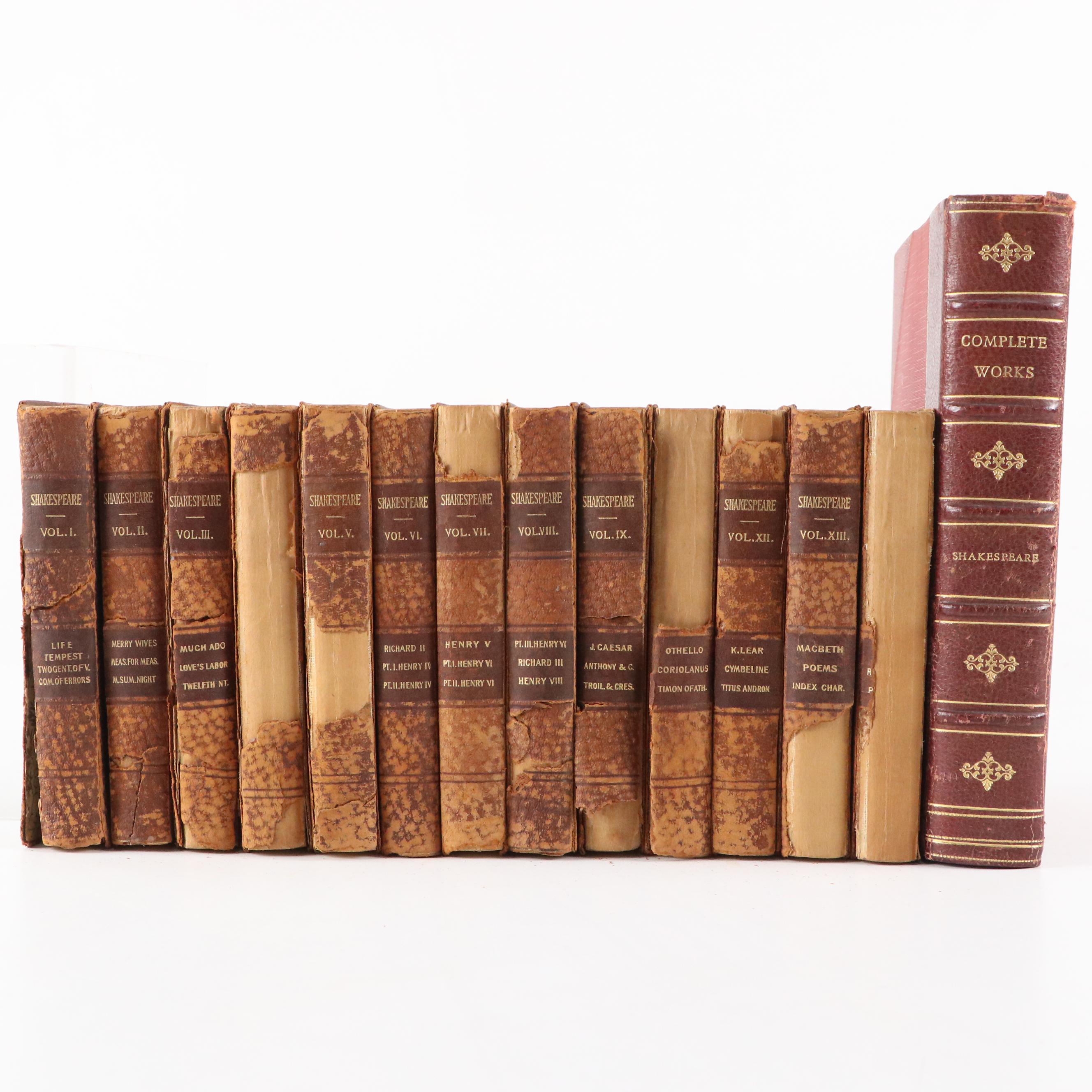 Handy Stratford Edition "Complete Works of William Shakespeare" Set and ...