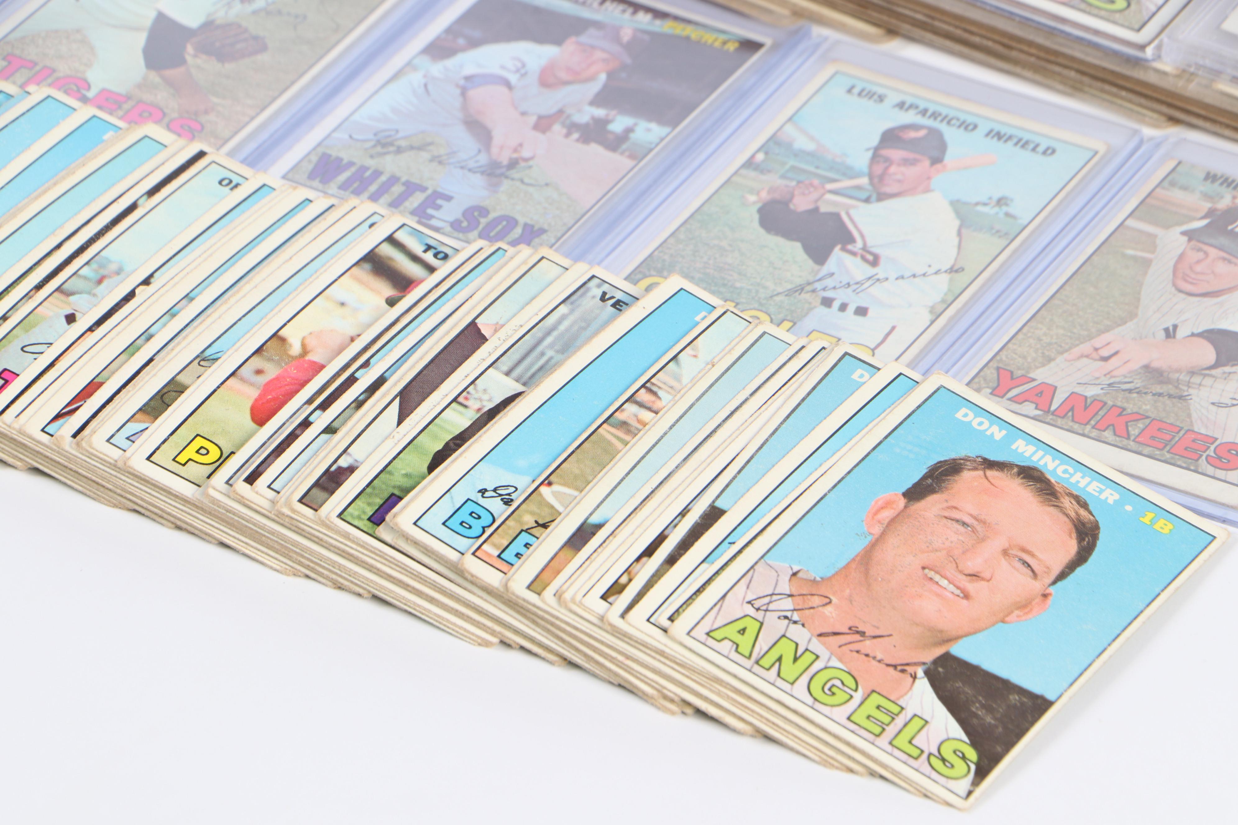 1967 Topps Baseball Cards Featuring Al Kaline Graded PSA 5 and More | EBTH
