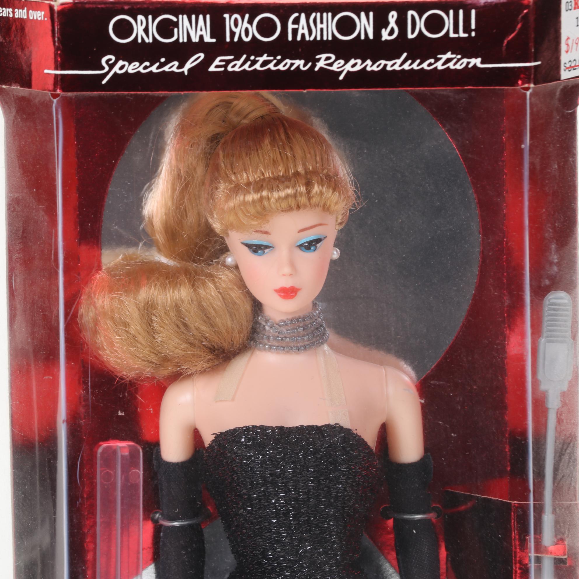 Reproduction Collector's Editions Barbies in Boxes With Accessories ...