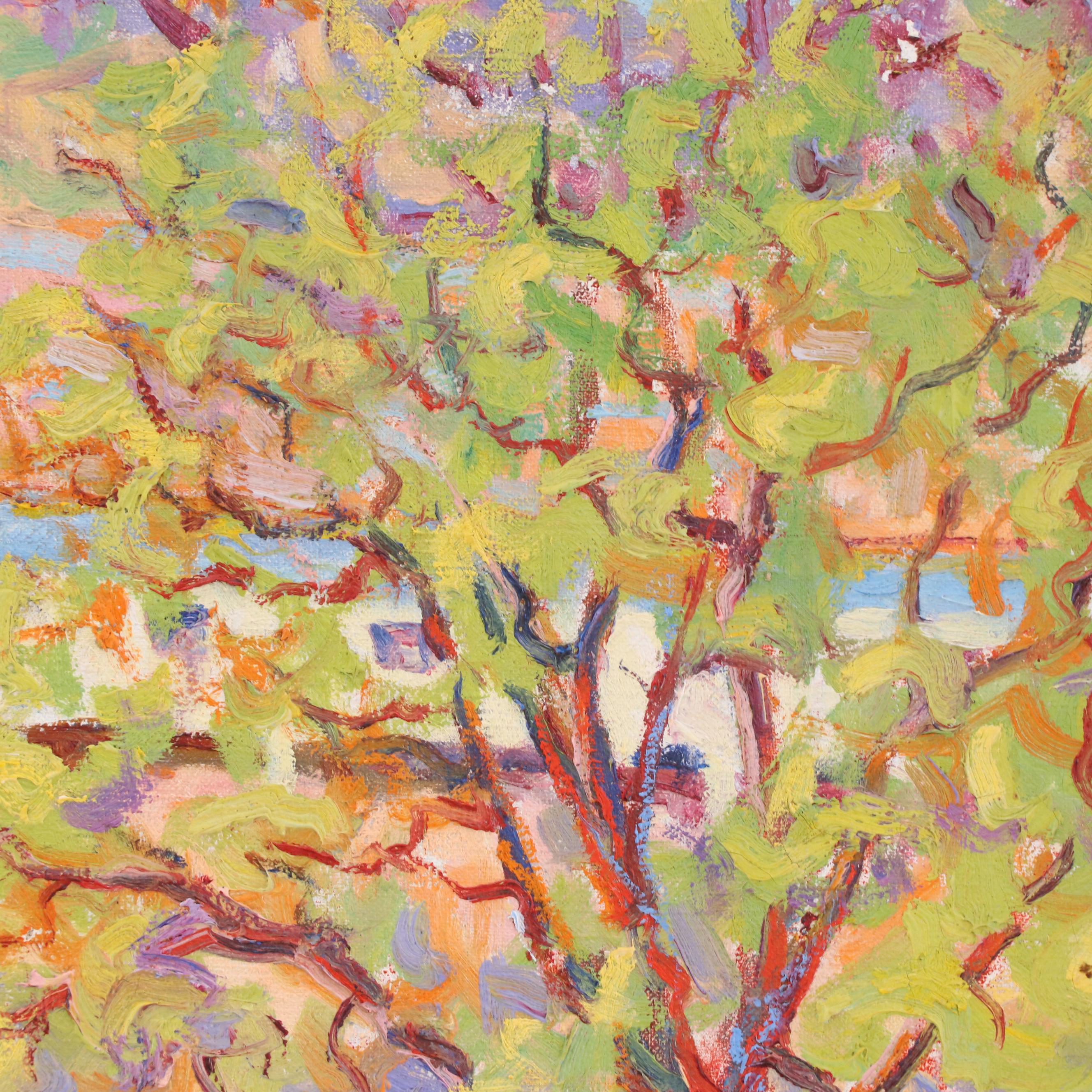 Julie Morrow DeForest Oil Painting of Impressionist Style Landscape | EBTH