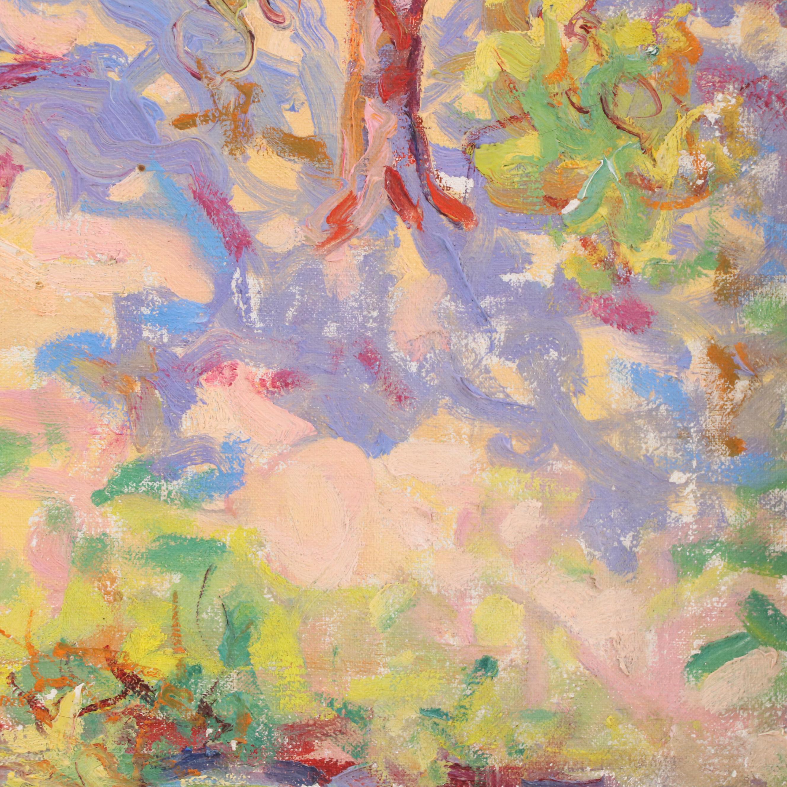 Julie Morrow DeForest Oil Painting of Impressionist Style Landscape | EBTH