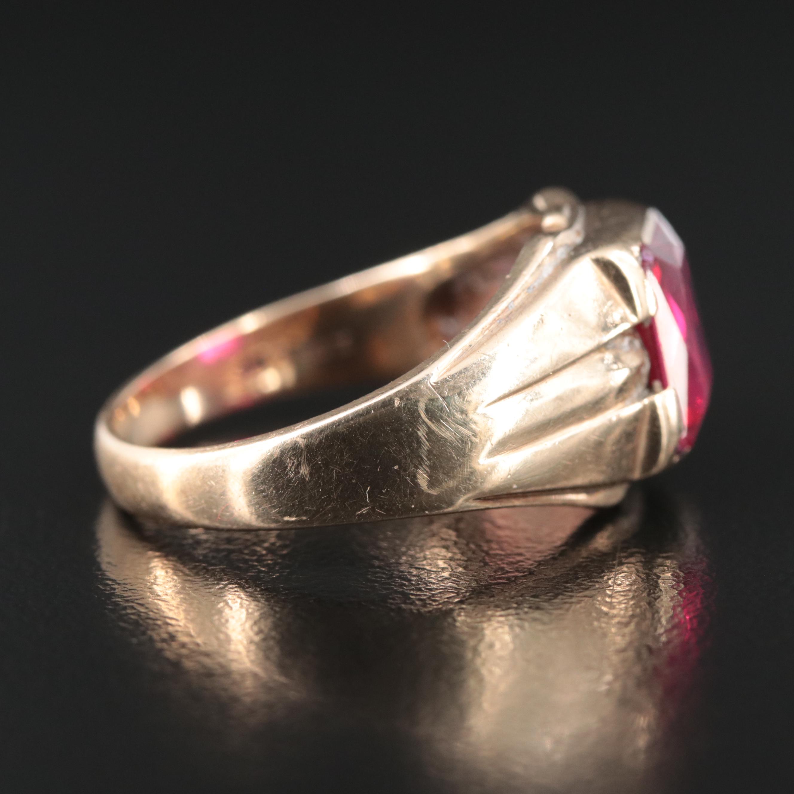 Vintage 10K Ruby Ring | EBTH