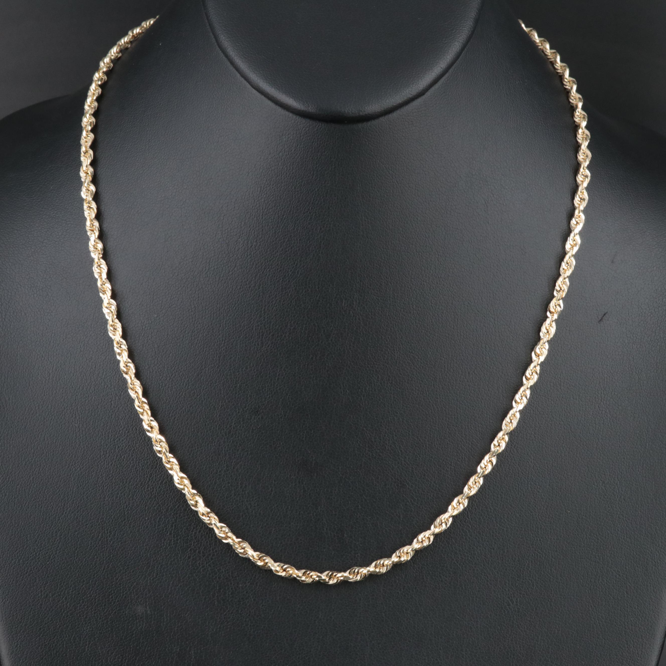 14K Rope Chain Necklace | EBTH