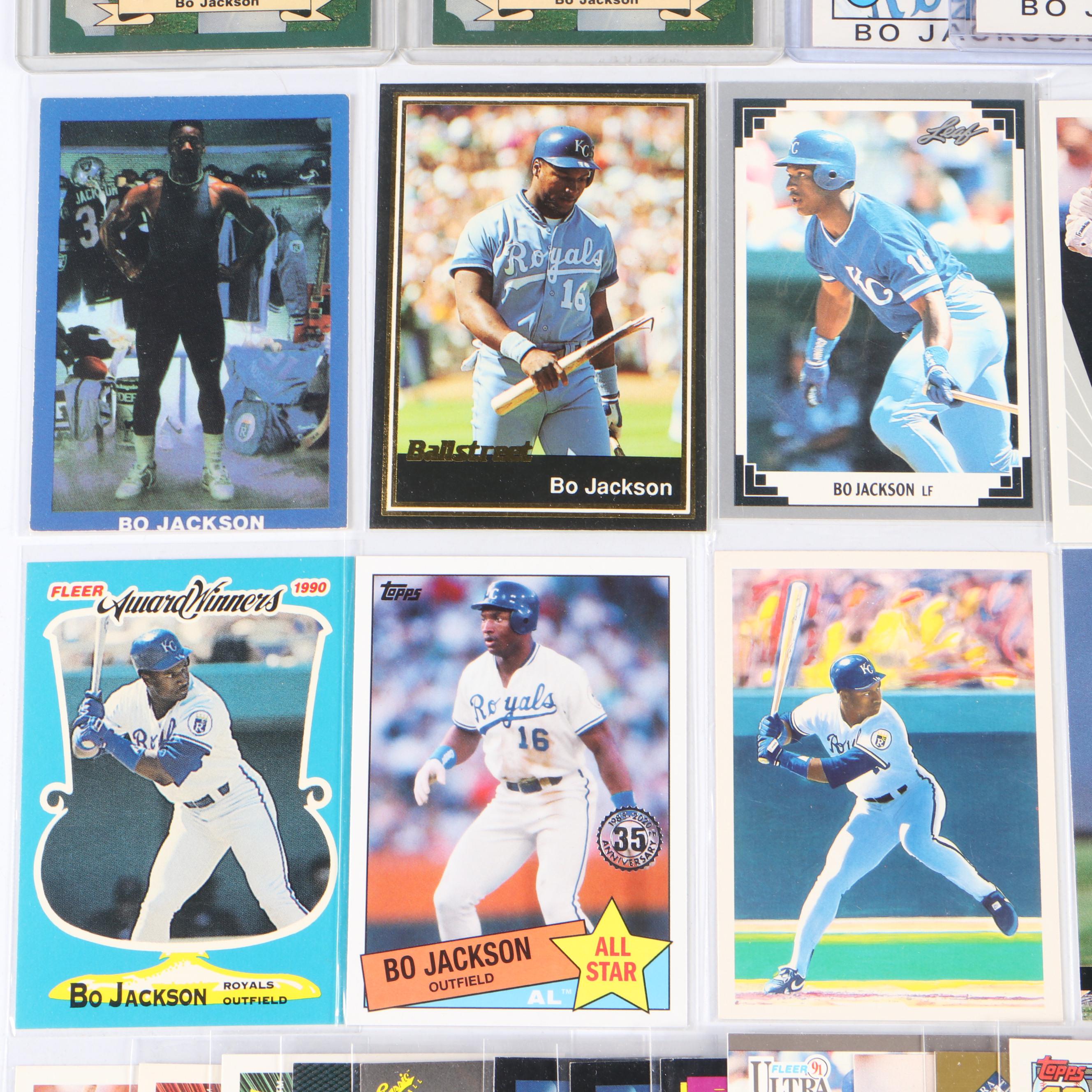 Bo Jackson Baseball Card Collection with Rookies and More, 1980s–2020s ...