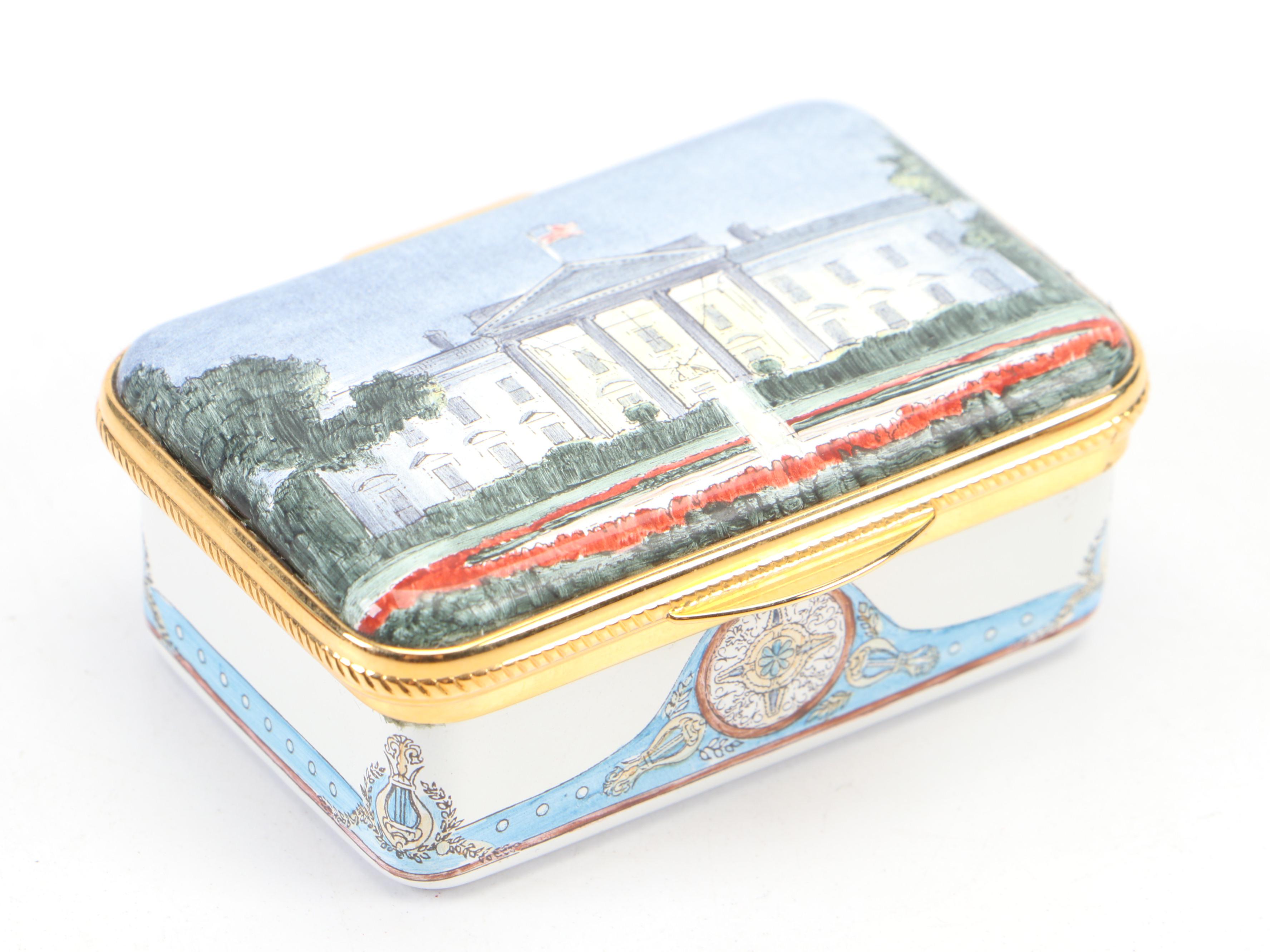 Halcyon Days and McLaughlin Glazeware Limited Edition Enamel Boxes | EBTH