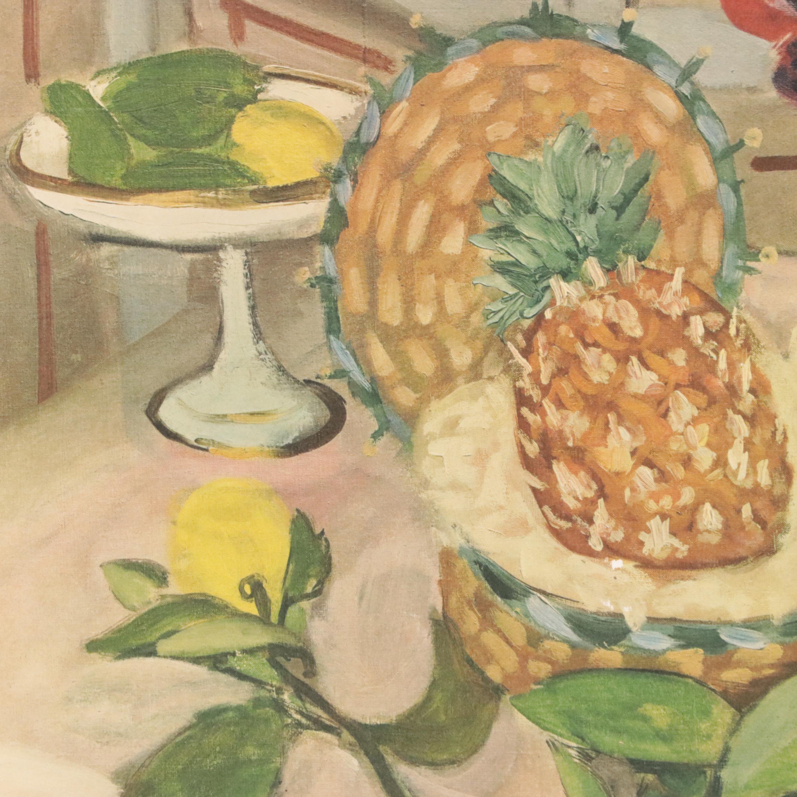 Collotype After Henri Matisse "Still Life: Pineapple and Lemons" | EBTH