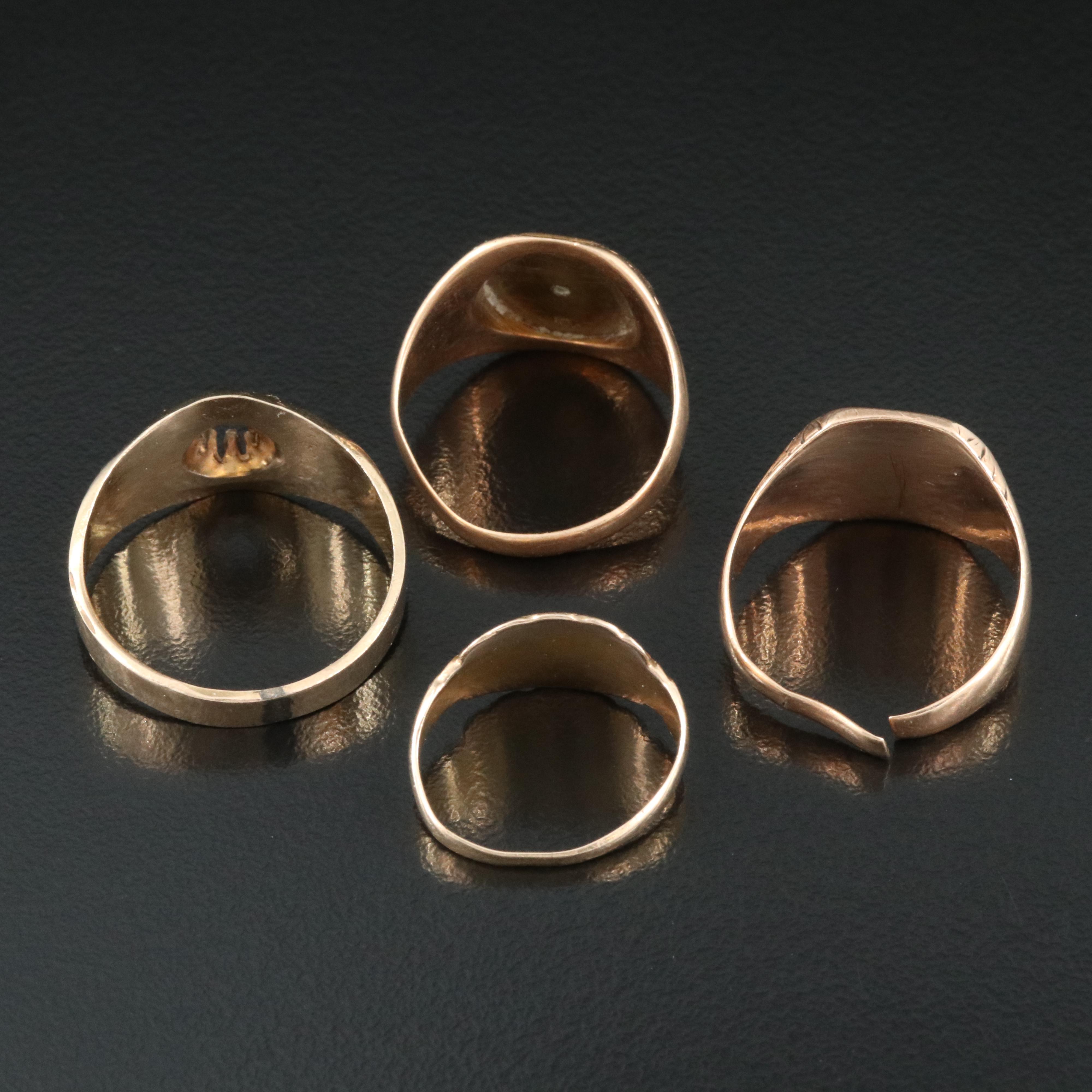 10K and Enamel Featured in Scrap Rings | Everything But The House