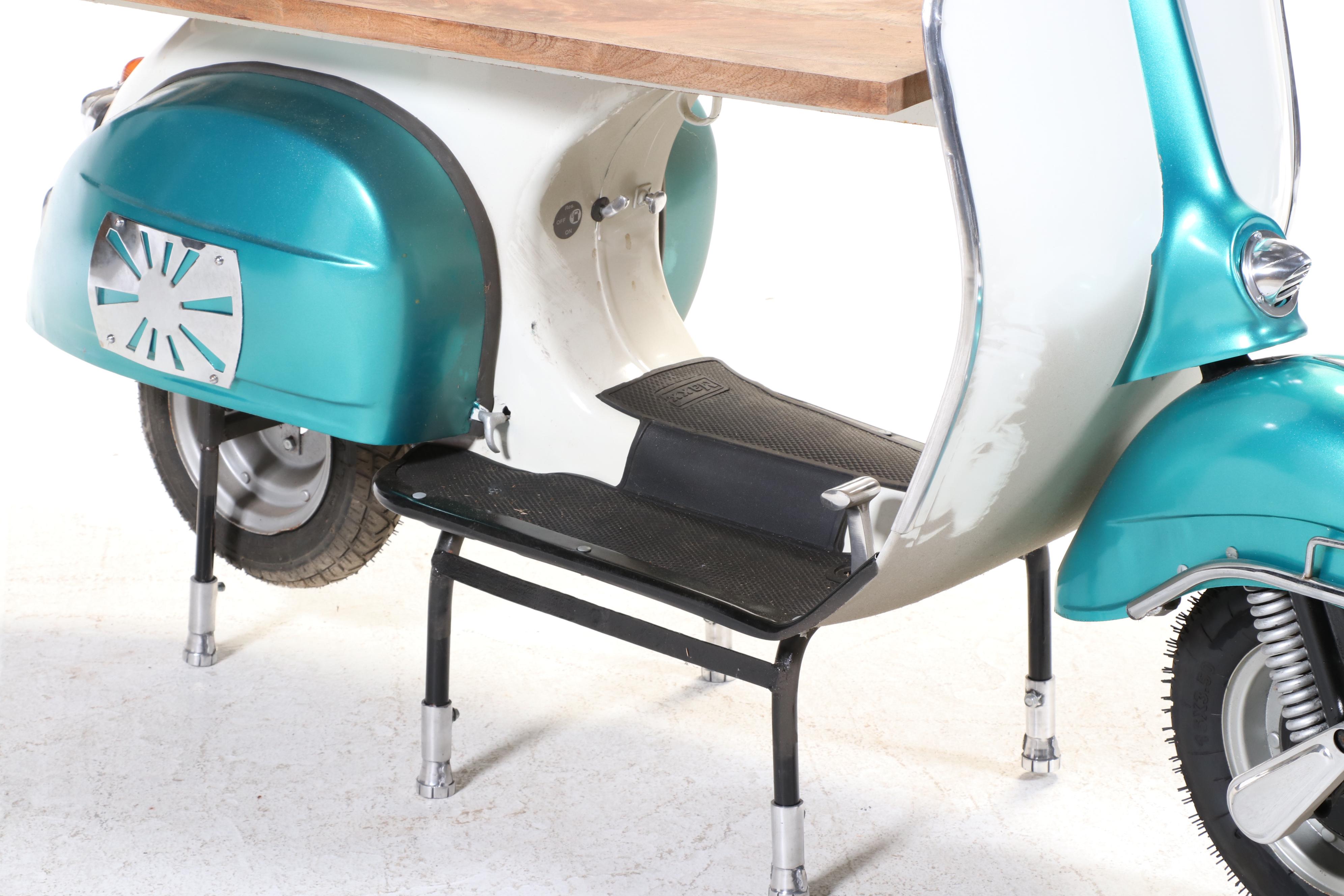 Repurposed Scooter Table | Everything But The House