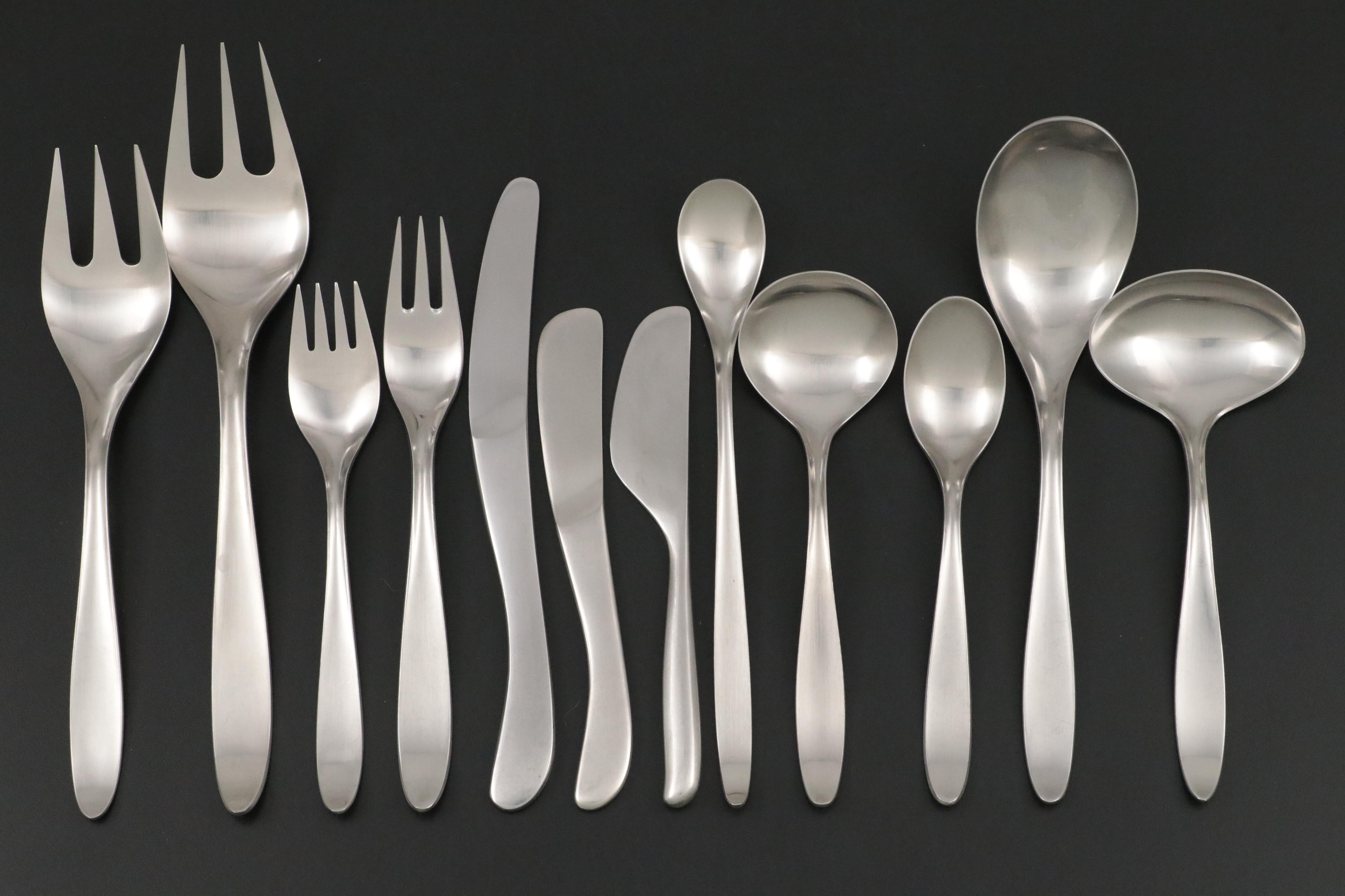 Lauffer "Design I" Stainless Steel Flatware | Everything But The House