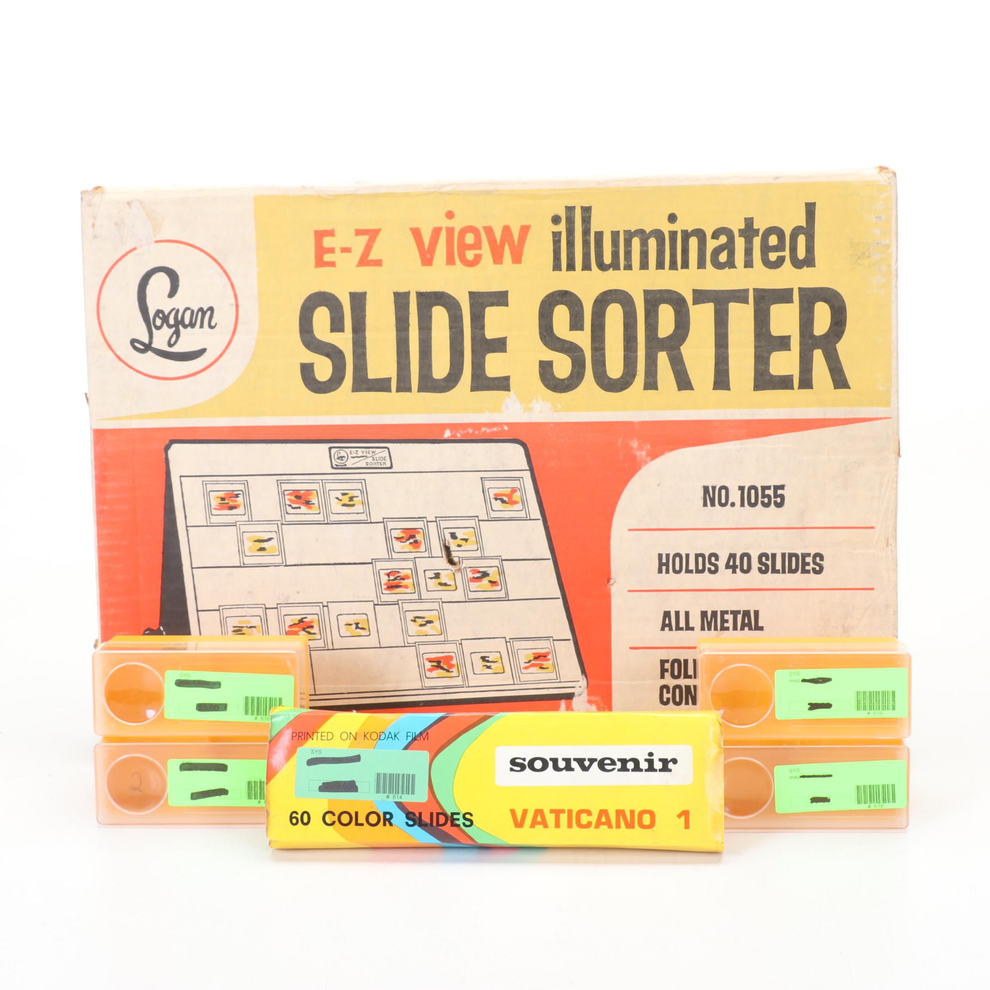 Kodak "Souvenir Vaticano 1" Color Slides with Logan Slide Viewer | EBTH