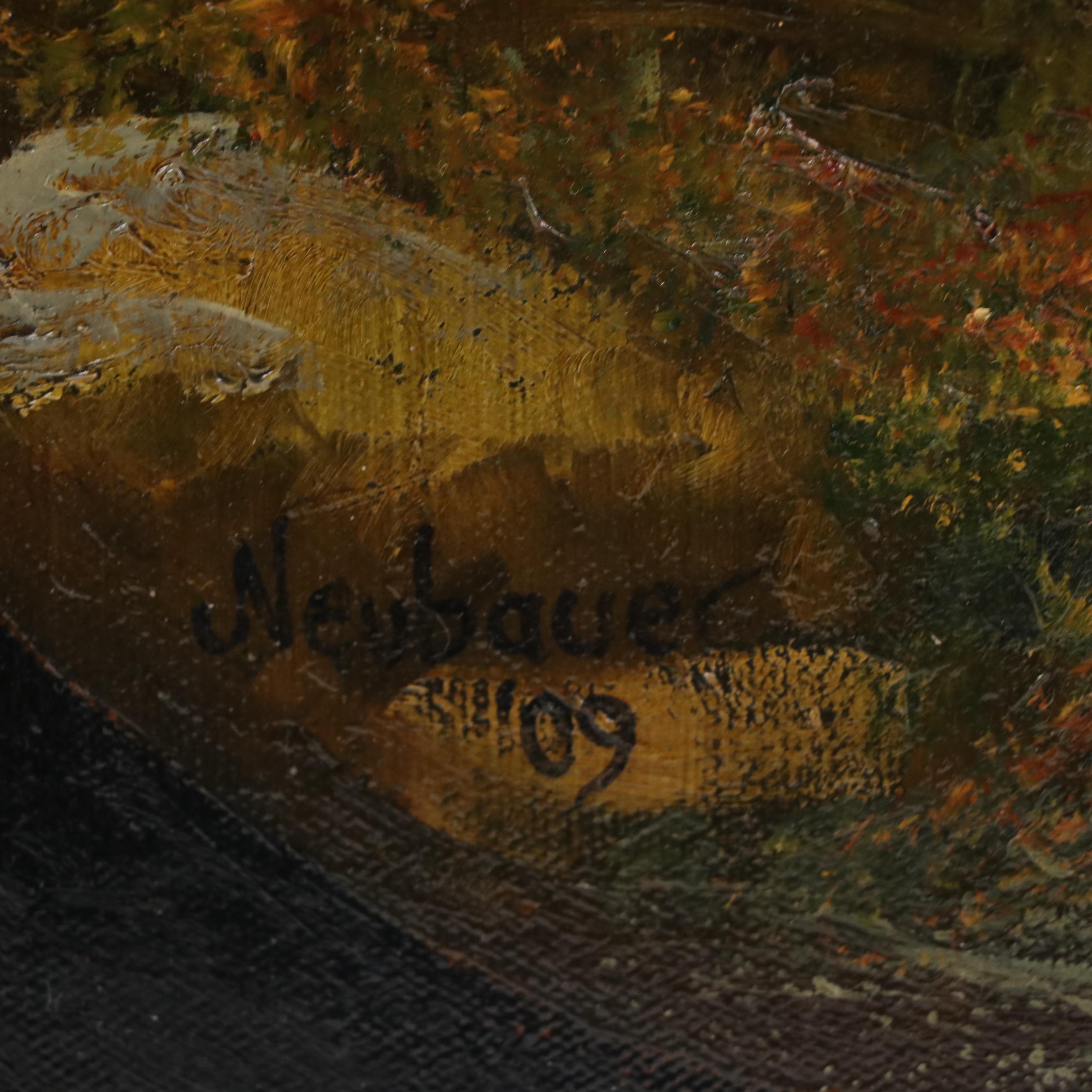 Richard Neubauer Oil Painting "The Hiker," 2009 | EBTH