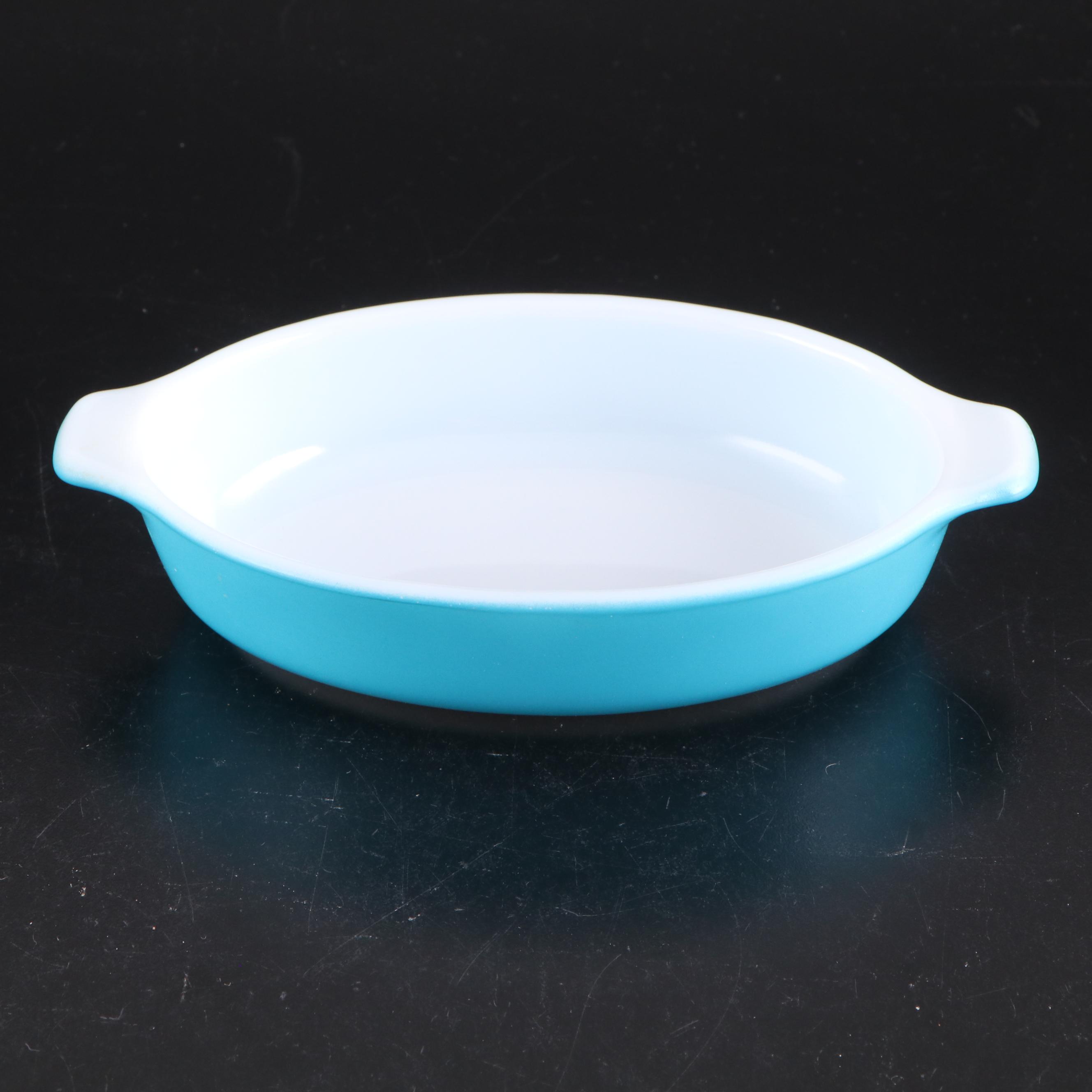 Pyrex Glass Casserole Dishes with Floral Motif Ceramic Spice Canisters ...