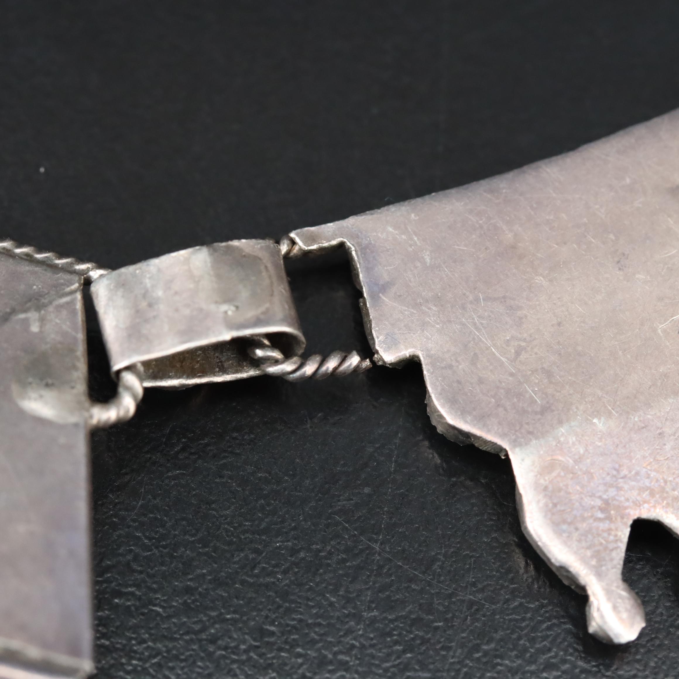 Sterling Necklace with Victor Moses Begay Navajo Diné Center Including ...