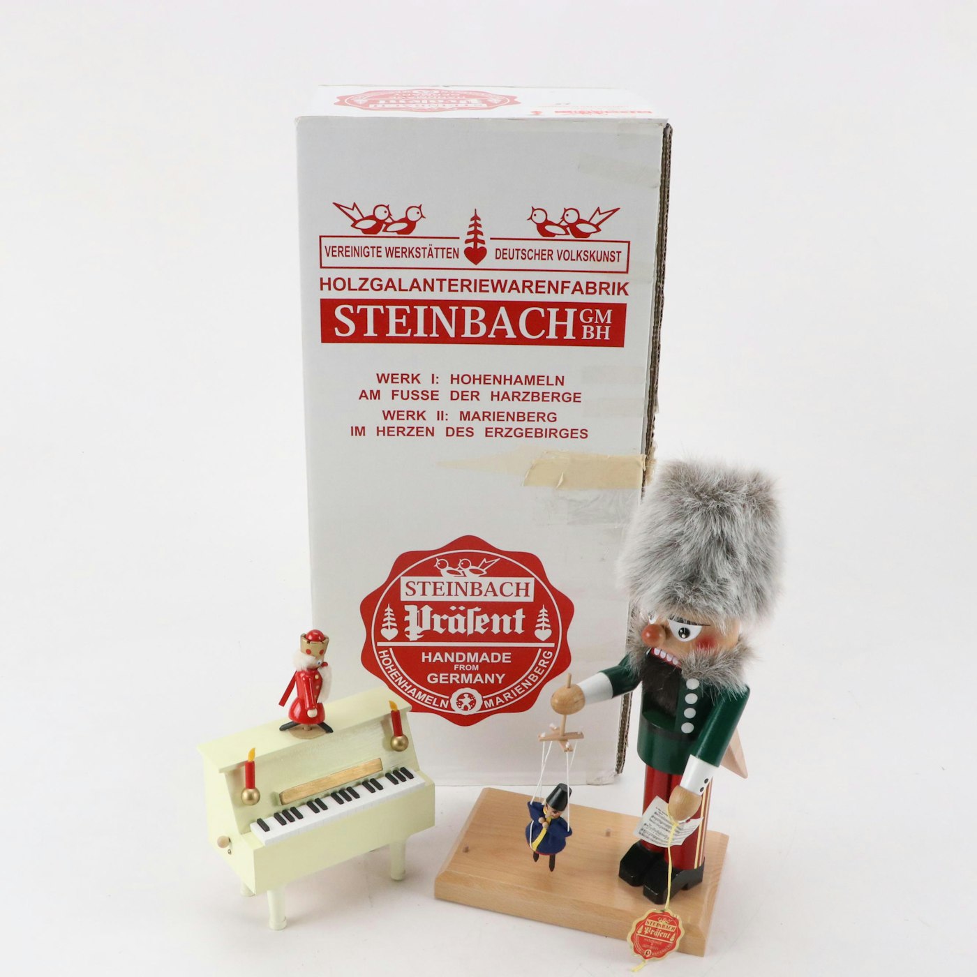 Steinbach Handmade Wooden Musical Nutcracker Ebth