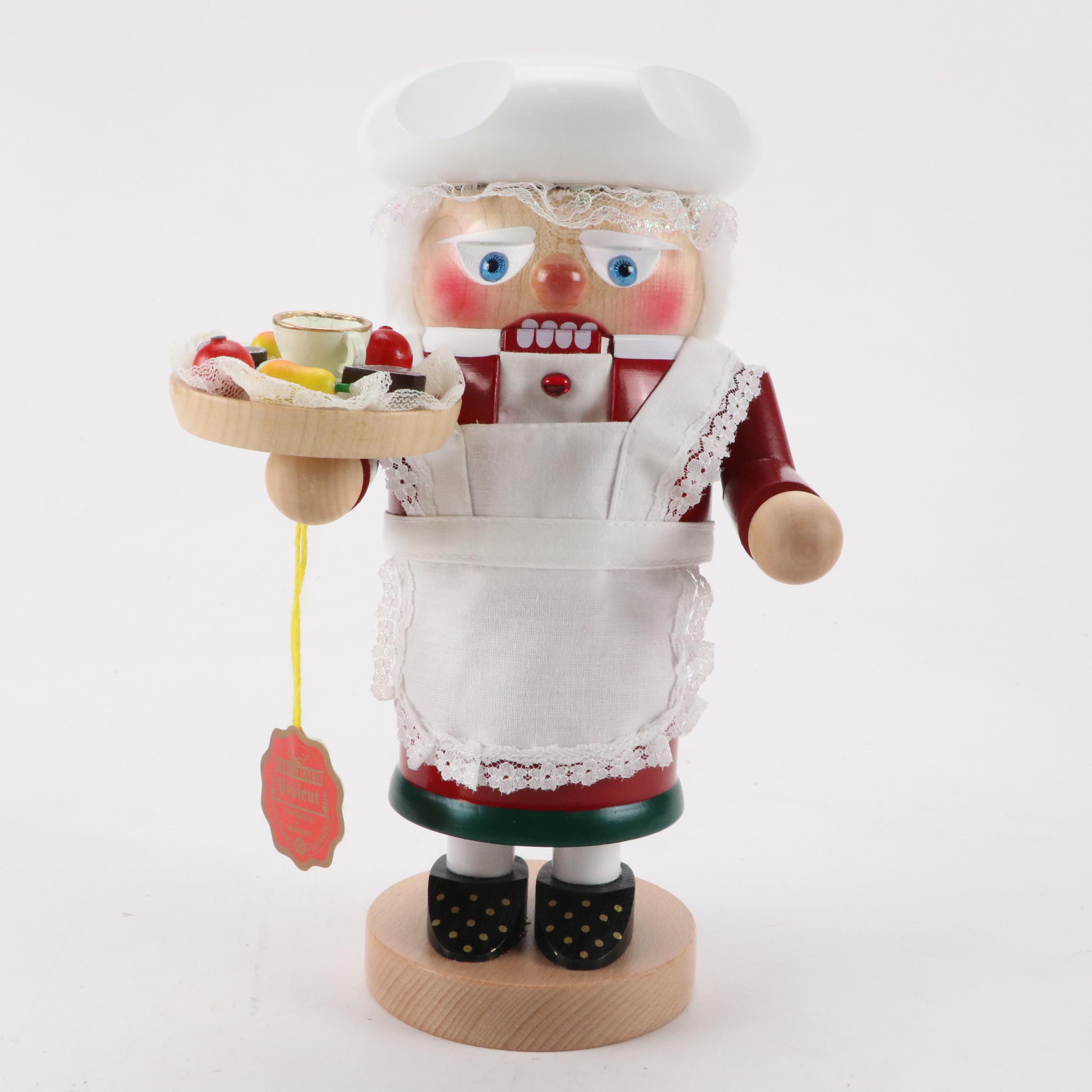 Steinbach Handmade "Troll Cook" and "Troll Mrs. Claus" Wooden ...