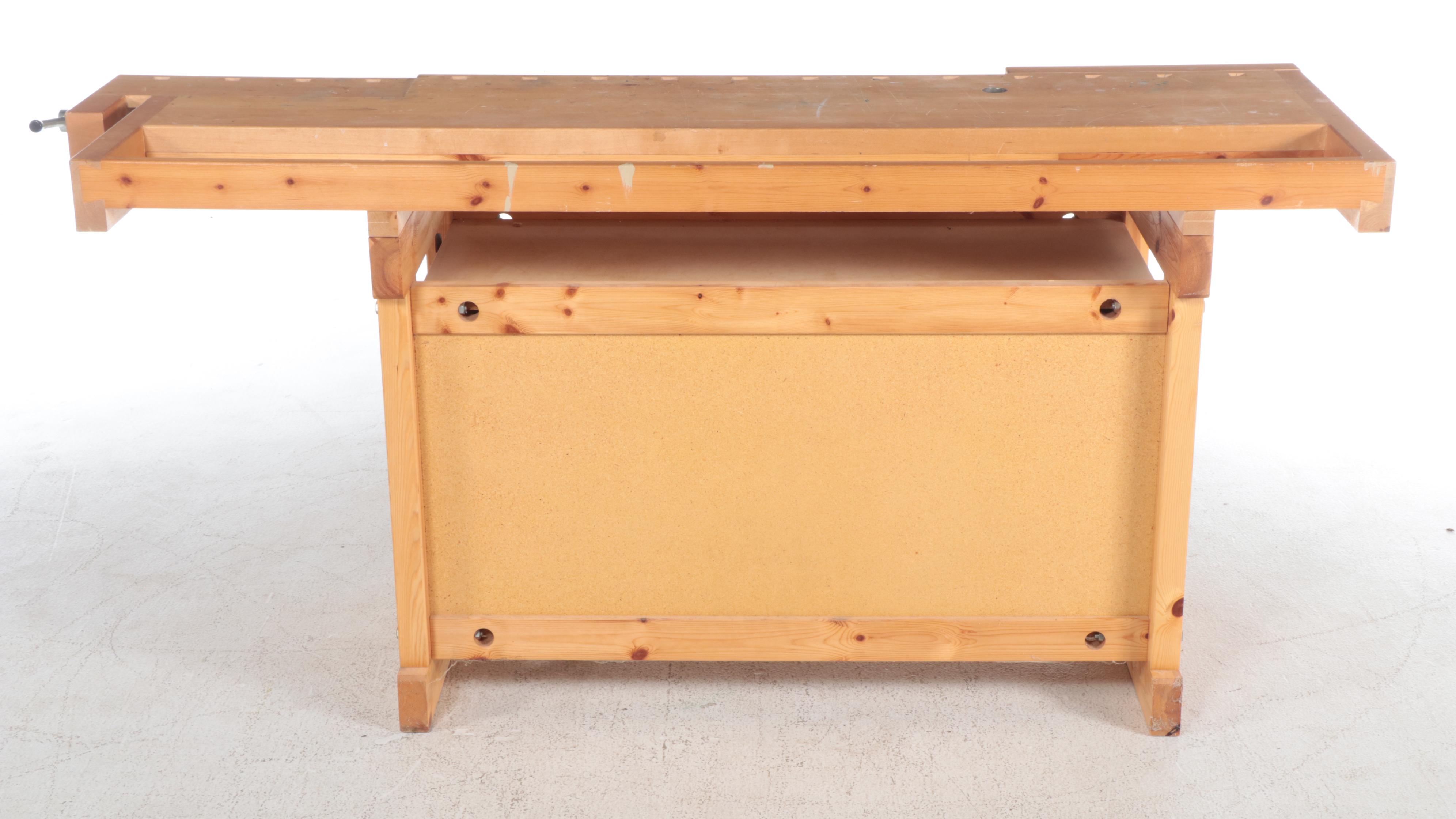 Sjöbergs of Sweden Maple, Pine, and Engineered Wood Workbench | EBTH
