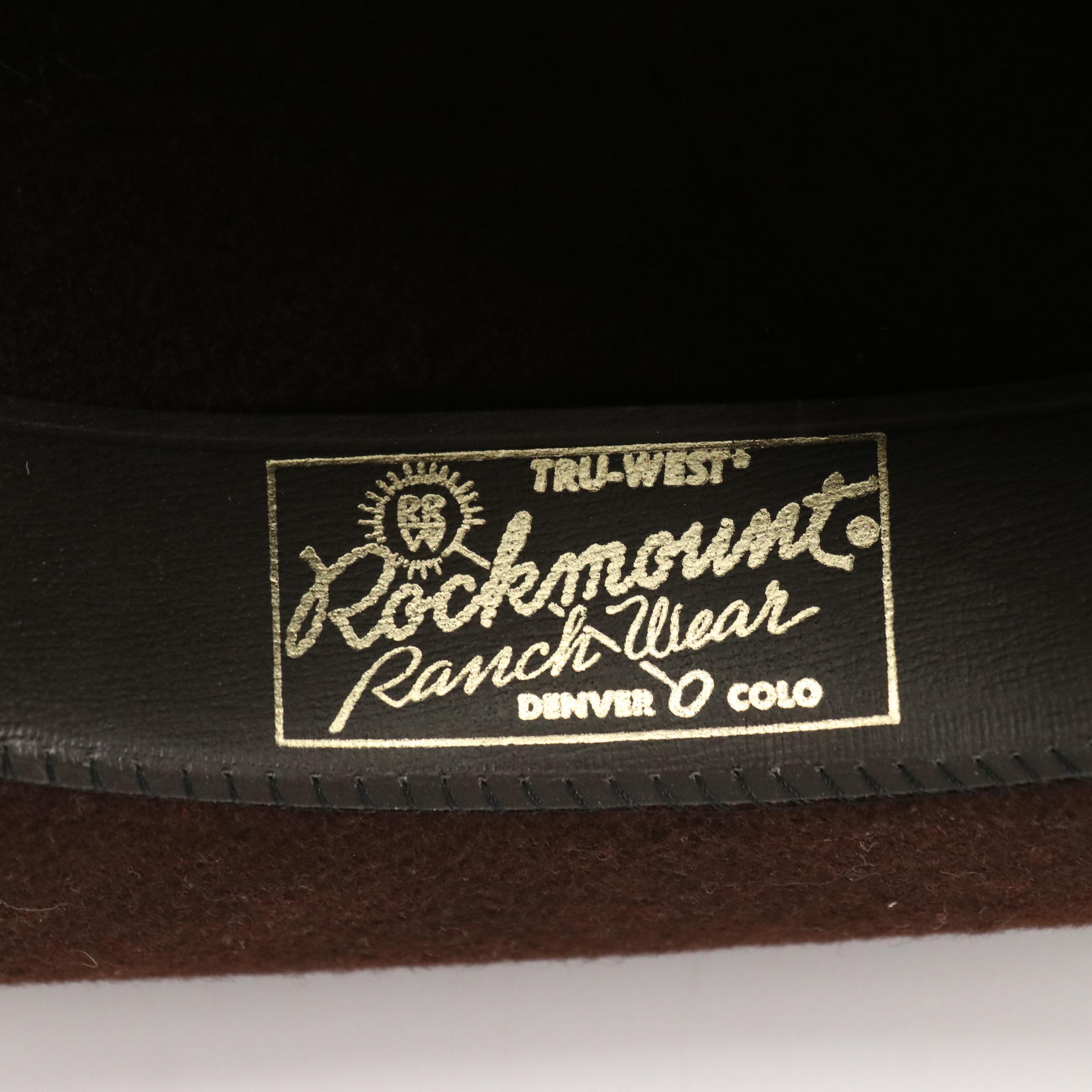 Rockmount Ranch Wear Brown Felted Wool Cowboy Hat | EBTH