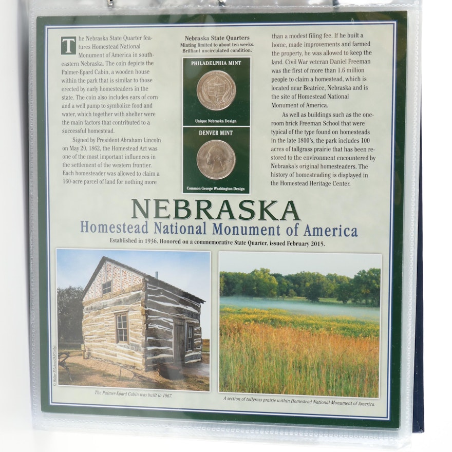 America The Beautiful State Quarters Collection EBTH america-the-beautiful-state-quarters-collection-ebth