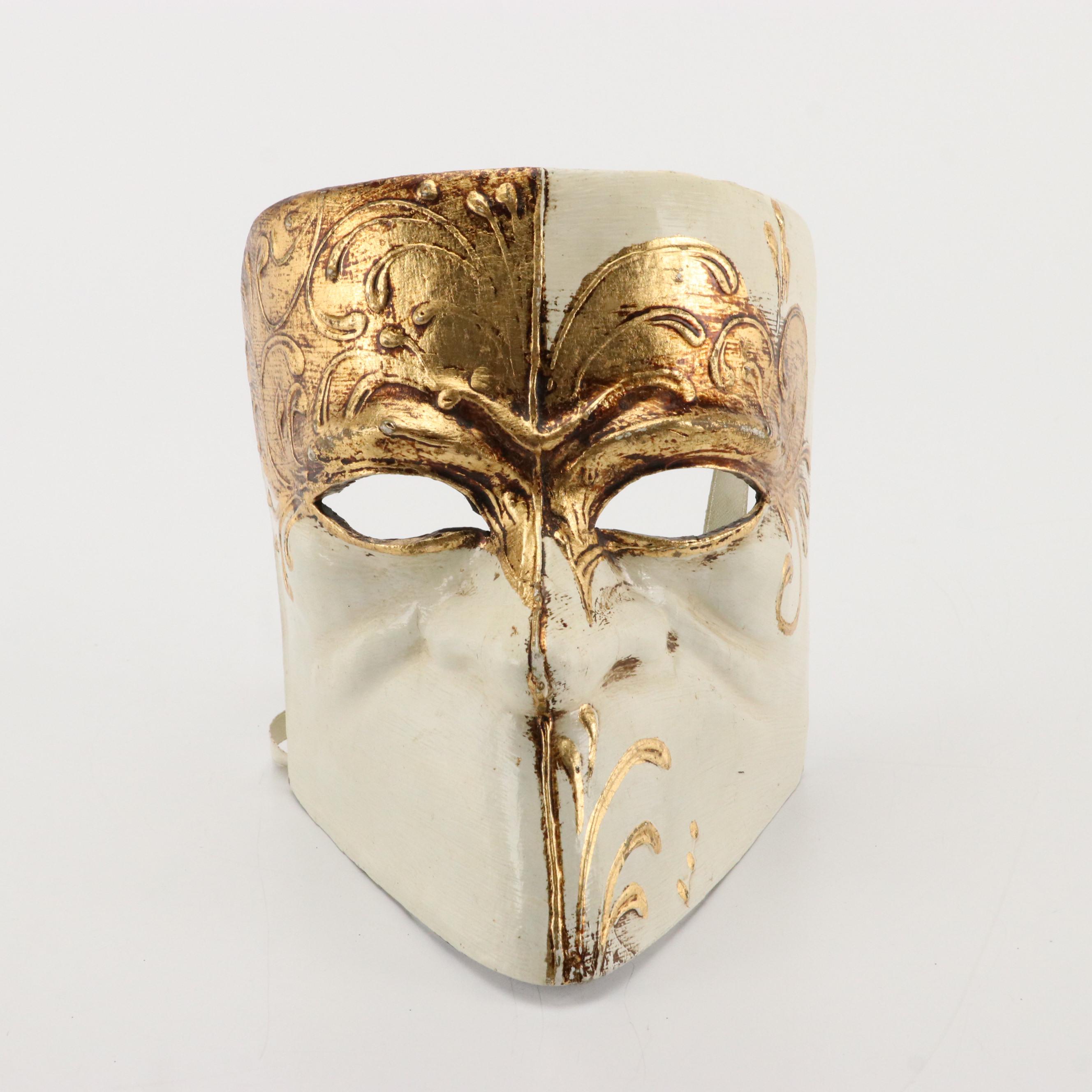 Hand-Painted Venetian Carnivale and Masquerade Style Molded Masks | EBTH