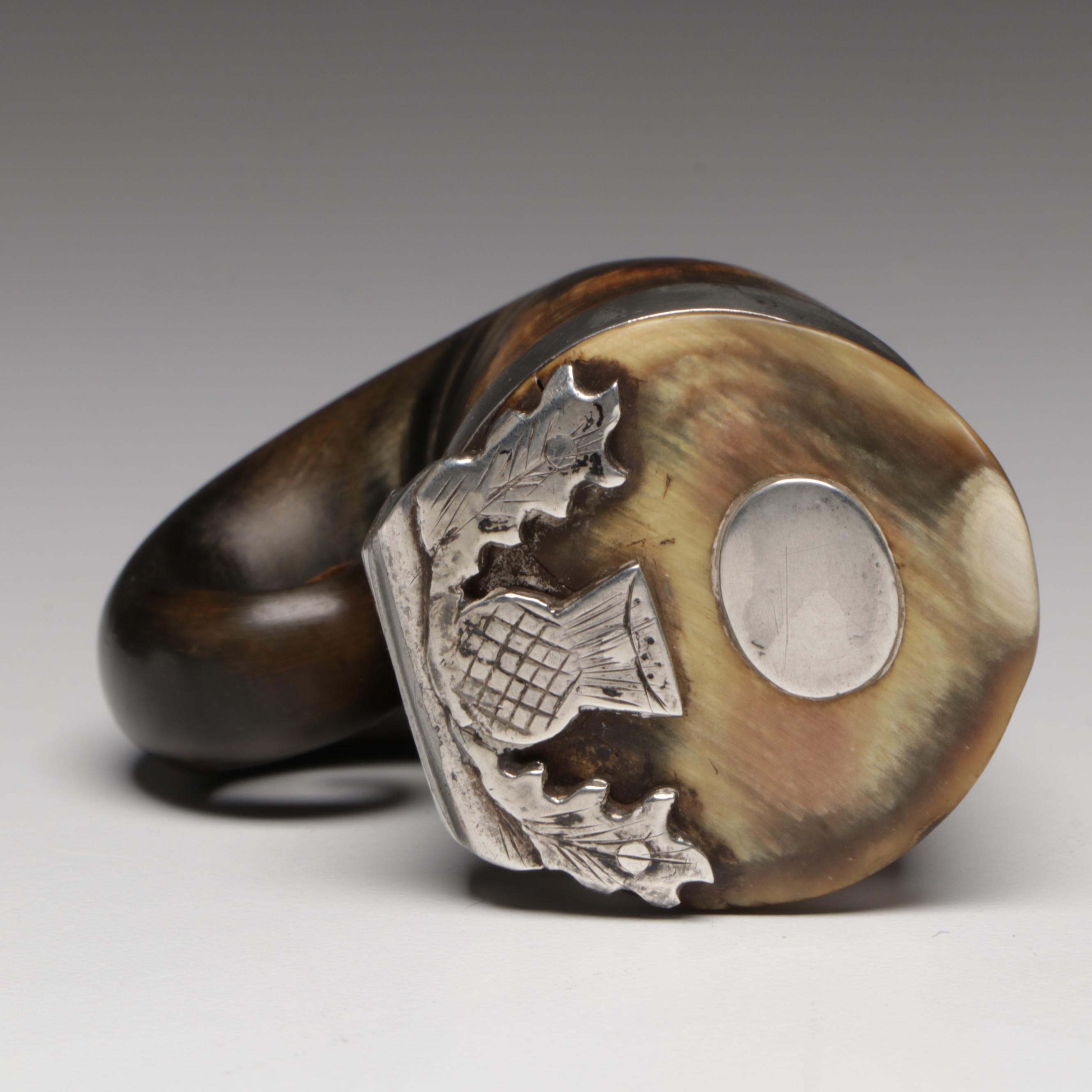 Scottish Silver-Mounted Snuff Mull, Late 18th Century | Everything But ...