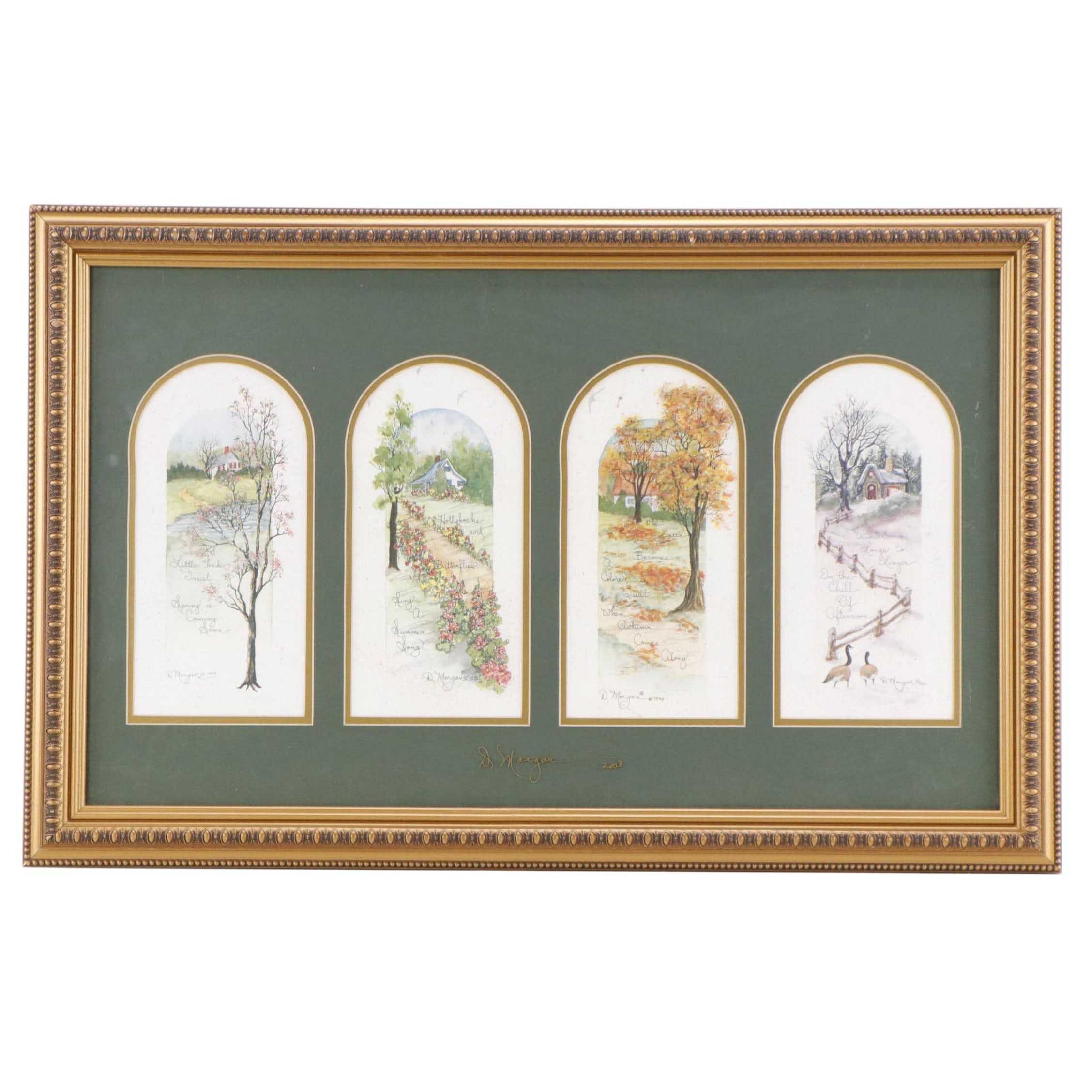 R. Morgan Landscape Offset Lithographs of the Four Seasons, 2003 | EBTH