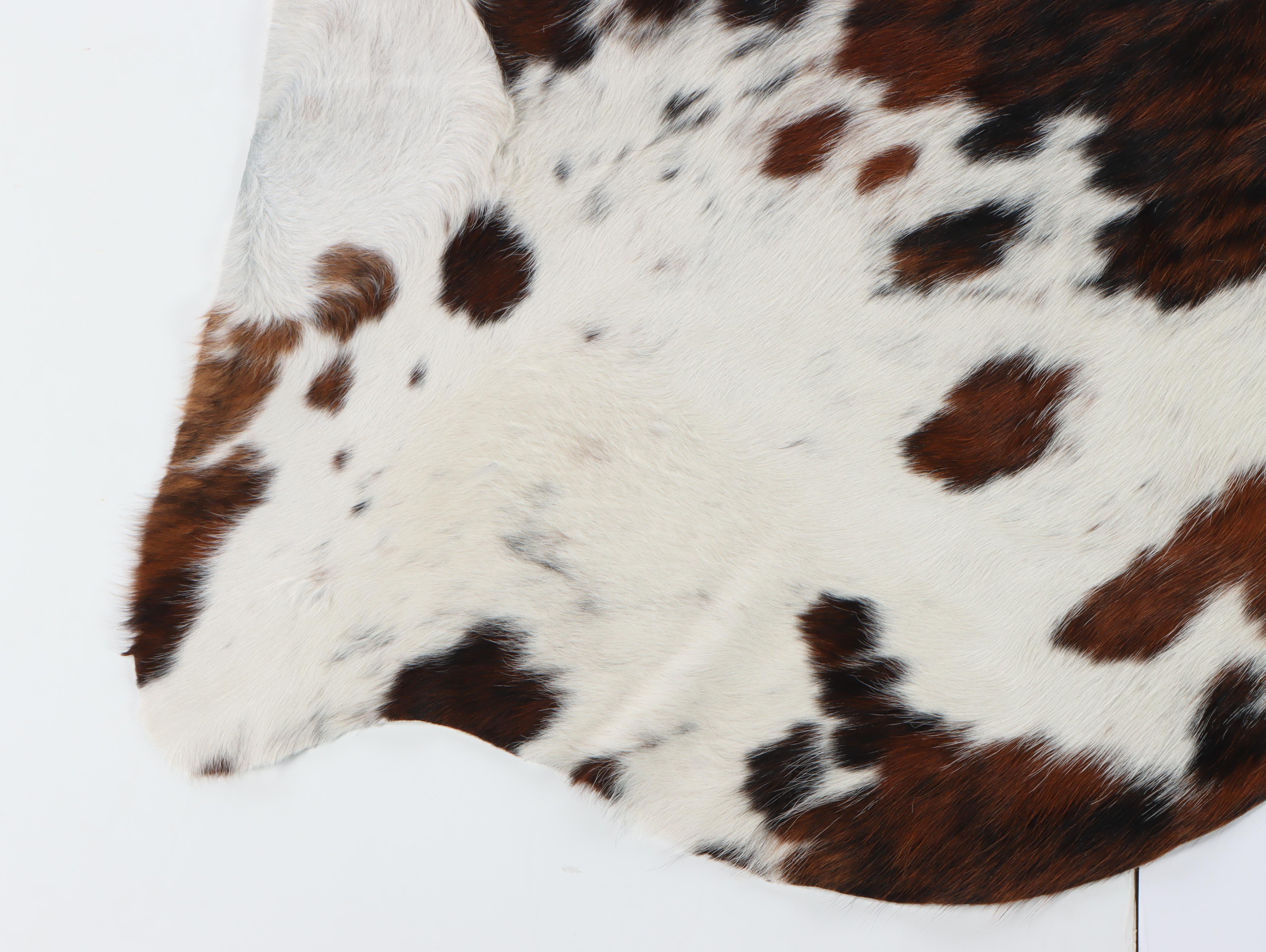 5'4 x 6'10 Sunshine Cowhides South American Tanned Cowhide Area Rug ...