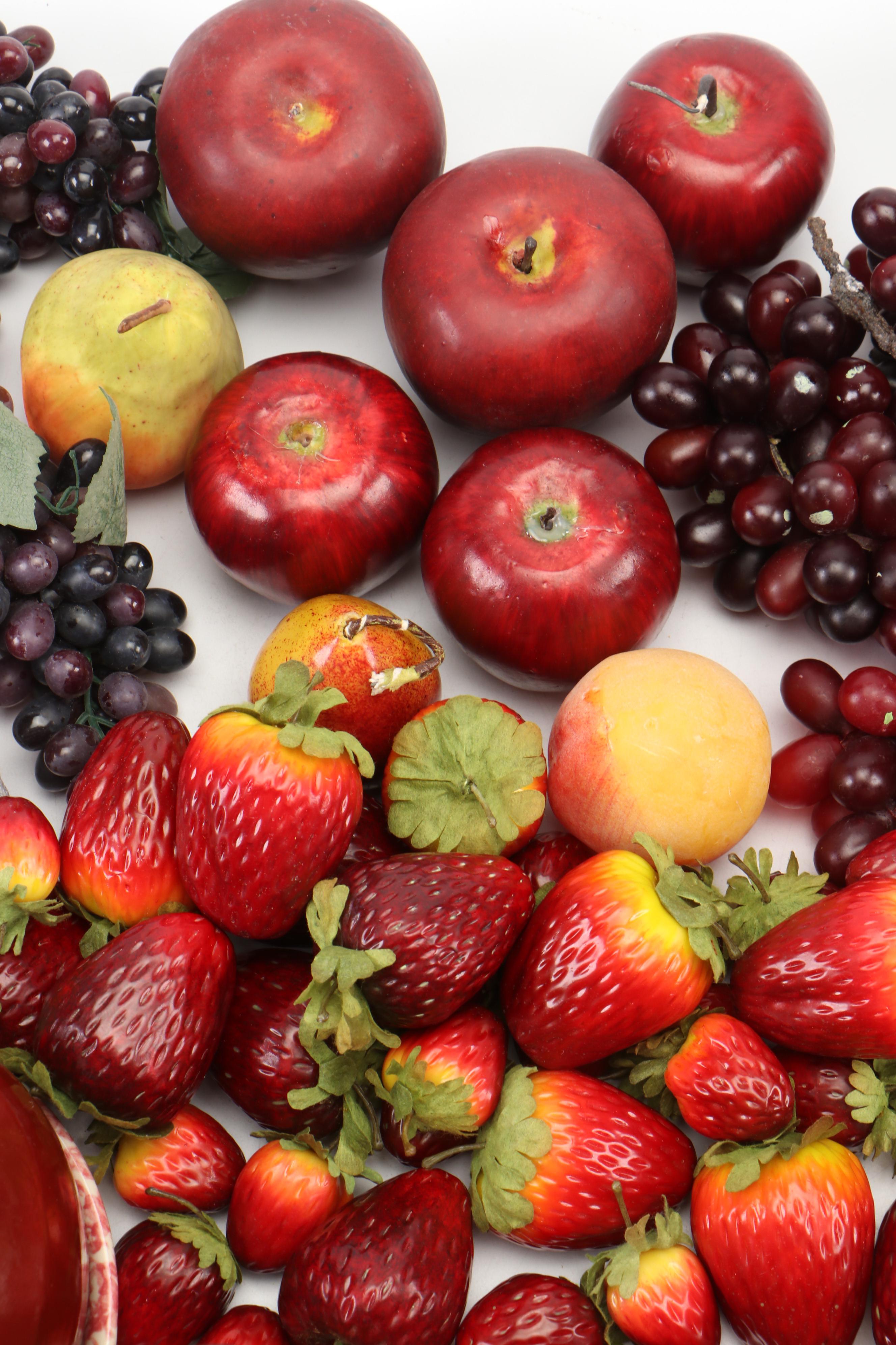 Composite, Plastic, Vinyl and More Faux Food with Ceramic Baking Dish ...