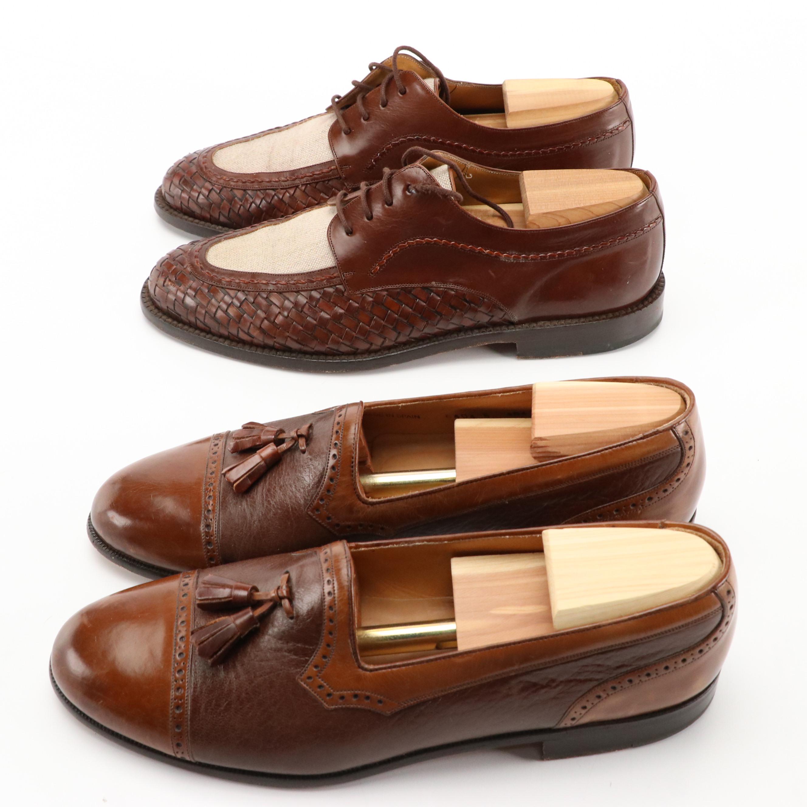 Men's Peter Huber Woven Derby Shoes and Tassel Loafers with Boxes | EBTH