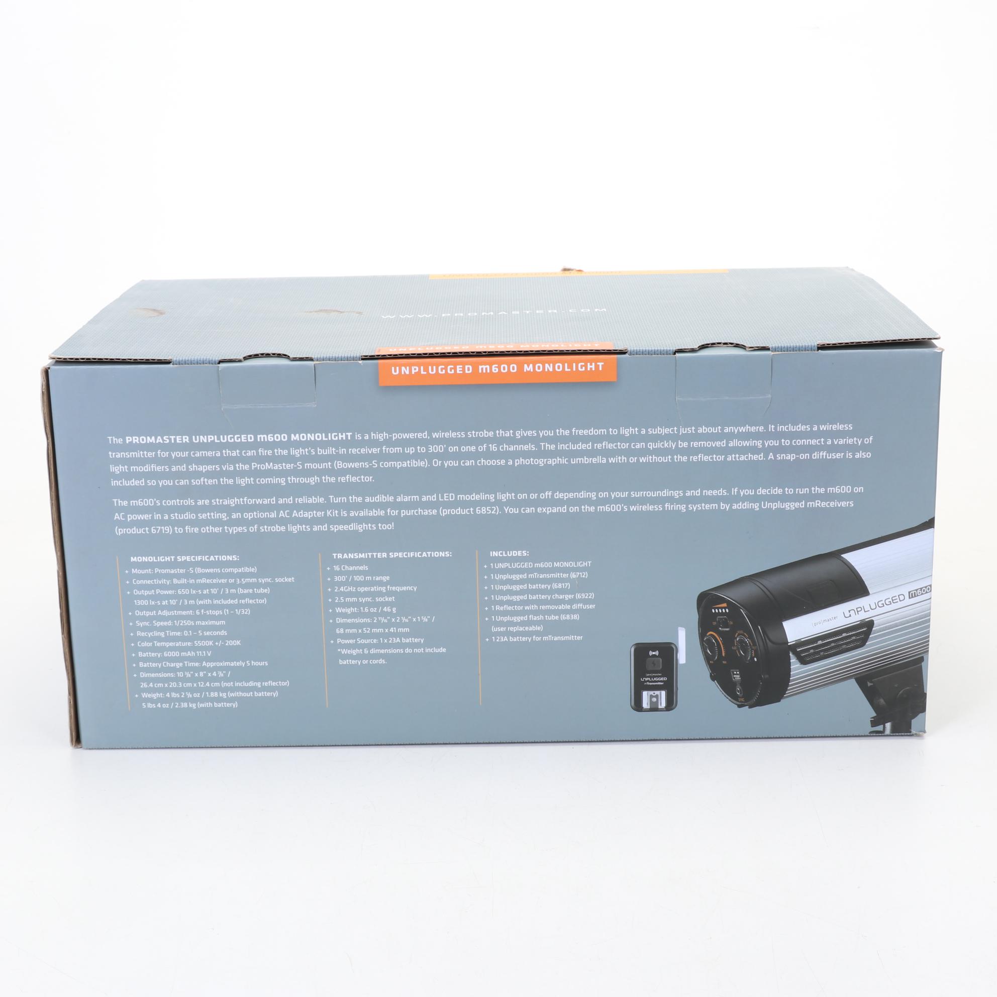 Promaster M600 Monolight Flash Head | EBTH