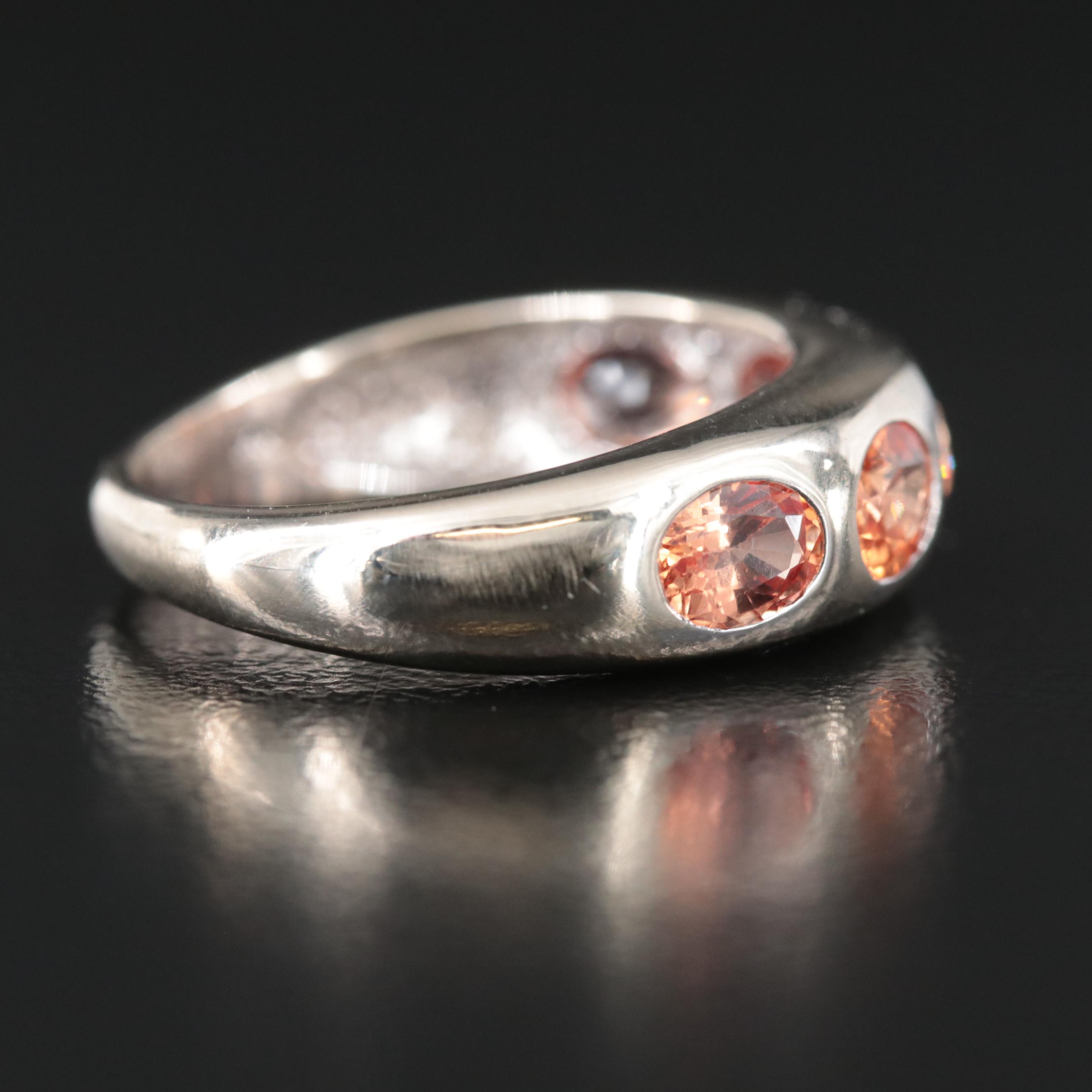 14K Flush Set Sapphire Ring | EBTH