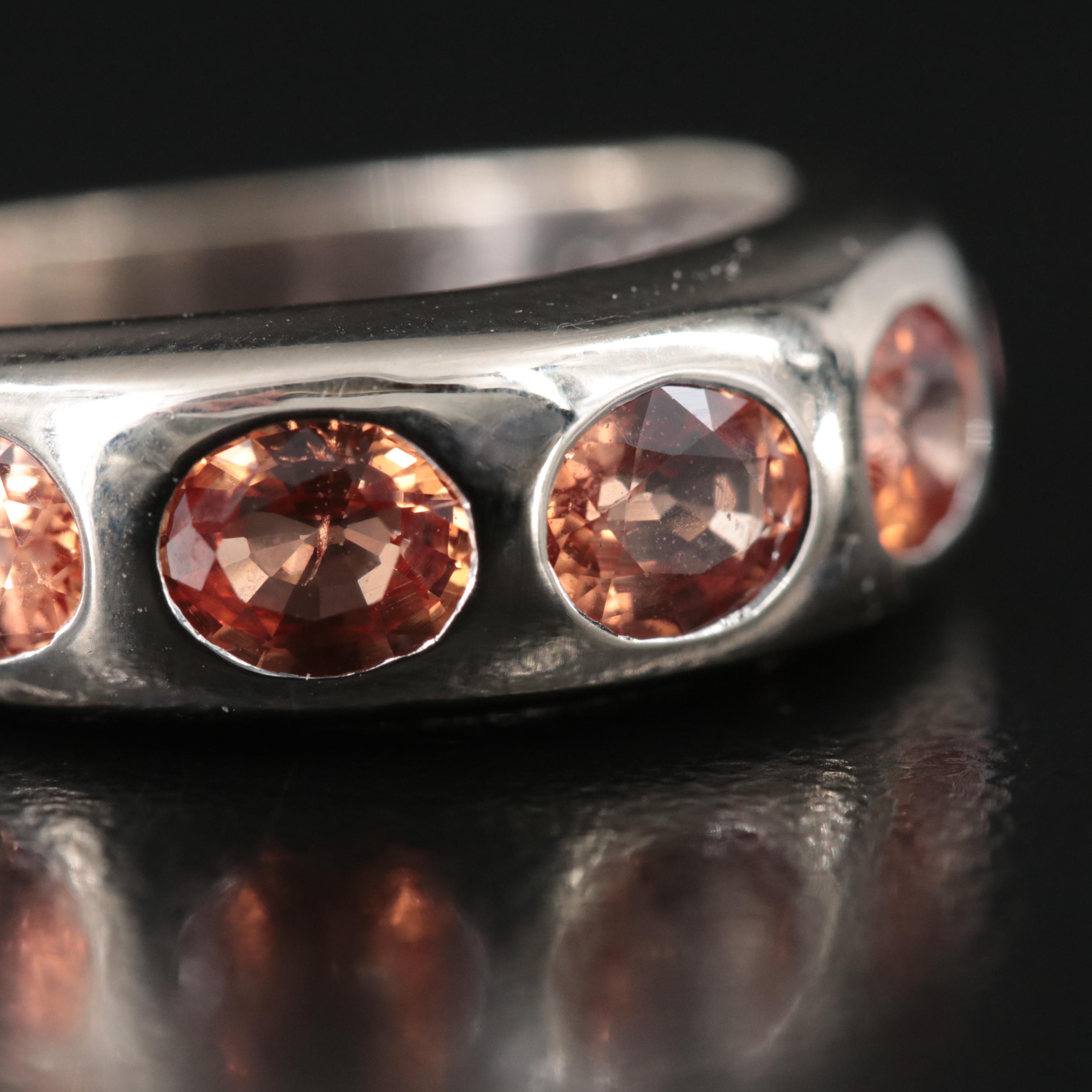 14K Flush Set Sapphire Ring | EBTH