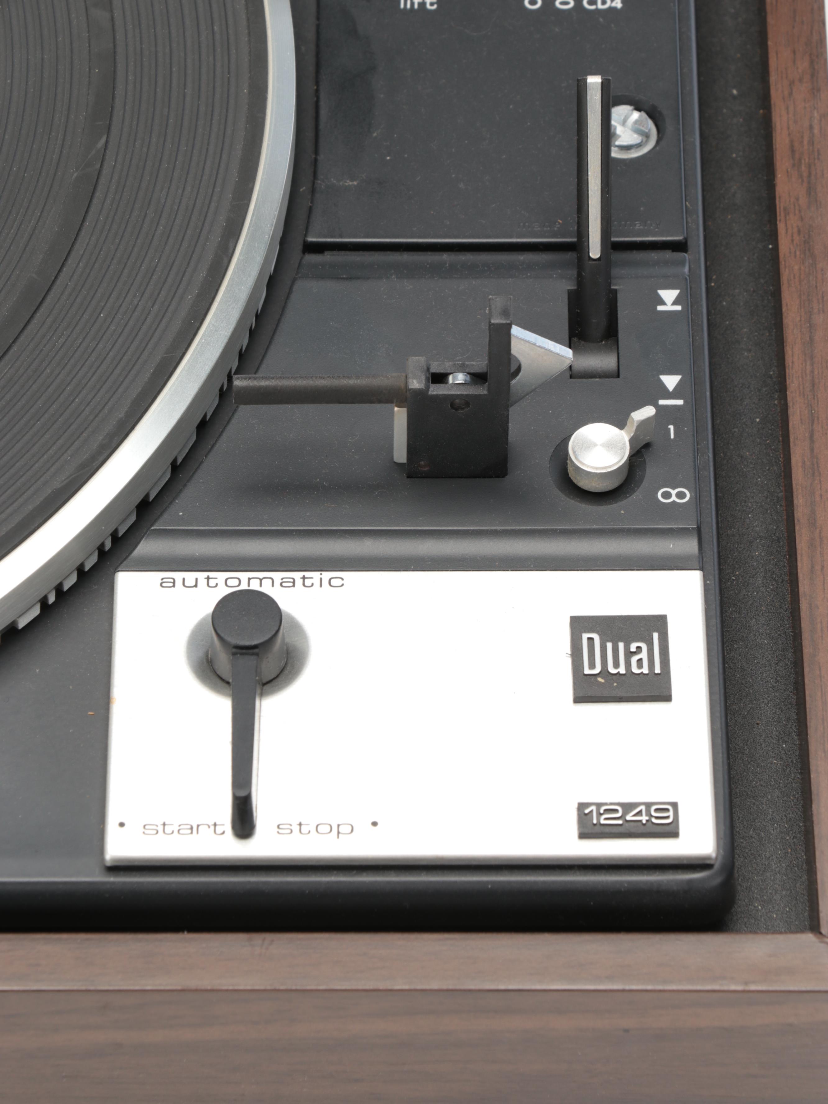 Dual 1249 Belt Drive Automatic Single-Play/Multi-Play Turntable, 1970s ...