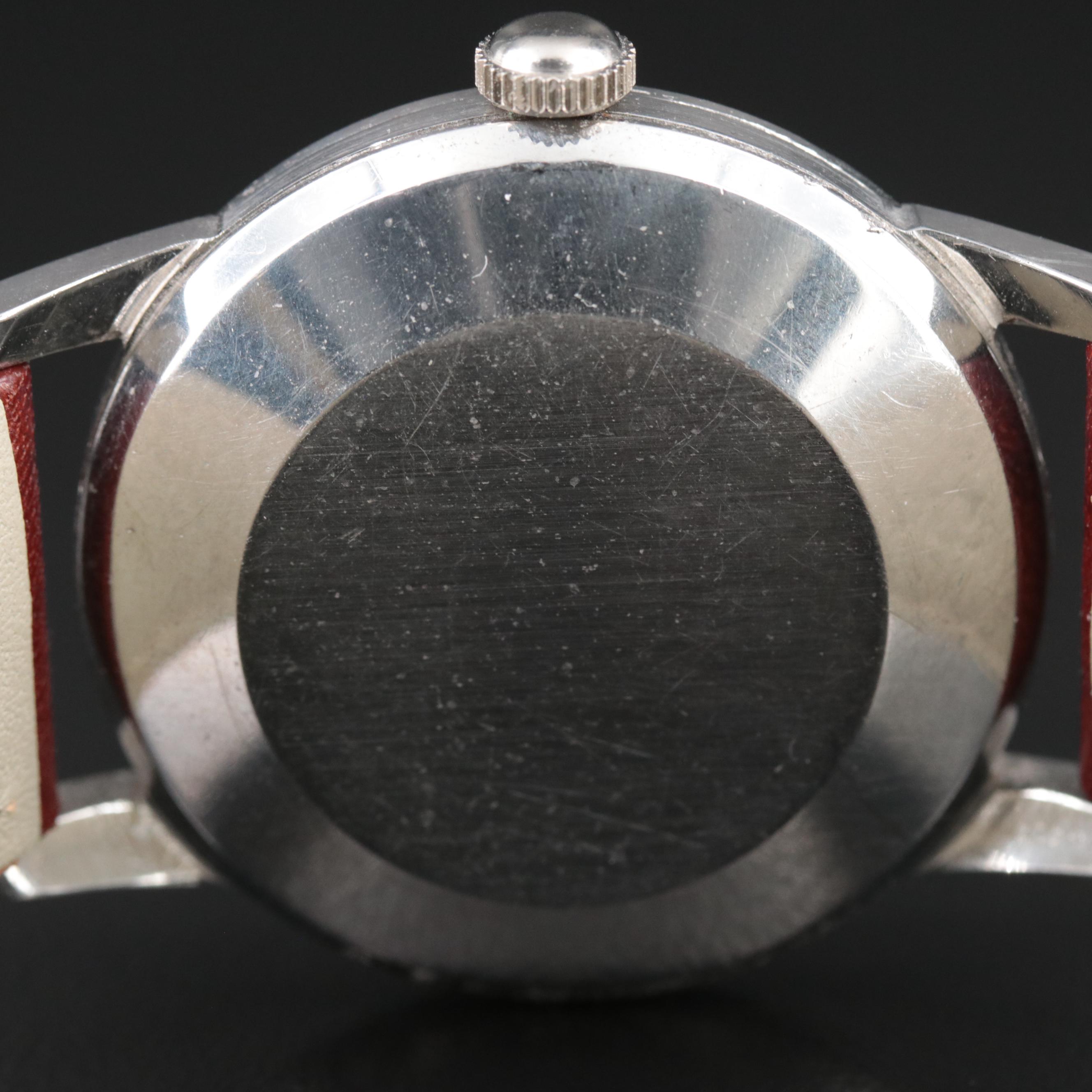 Vintage International Watch Co Automatic Staybrite Steel Wristwatch ...