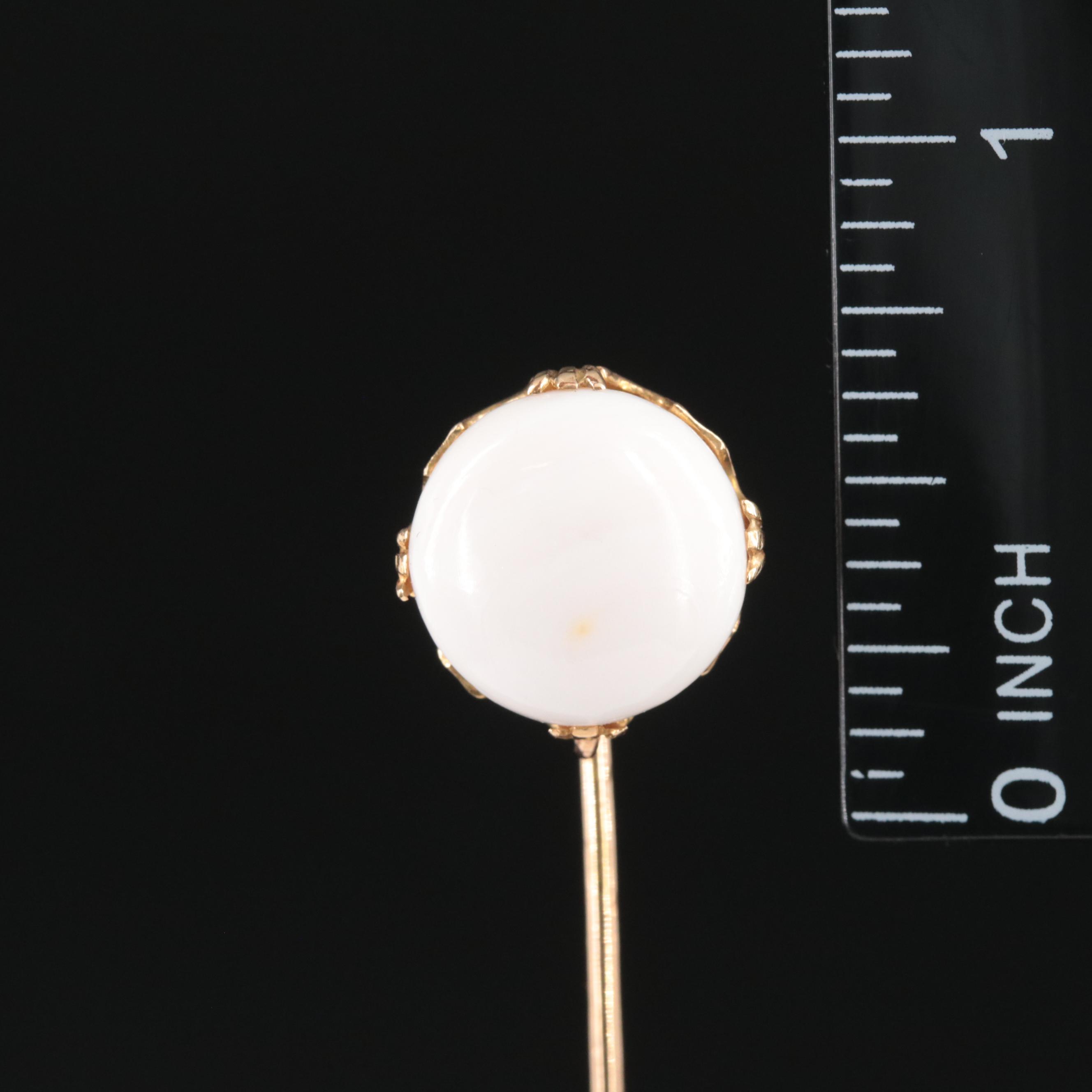 Vintage 18K Shell Stickpin | EBTH