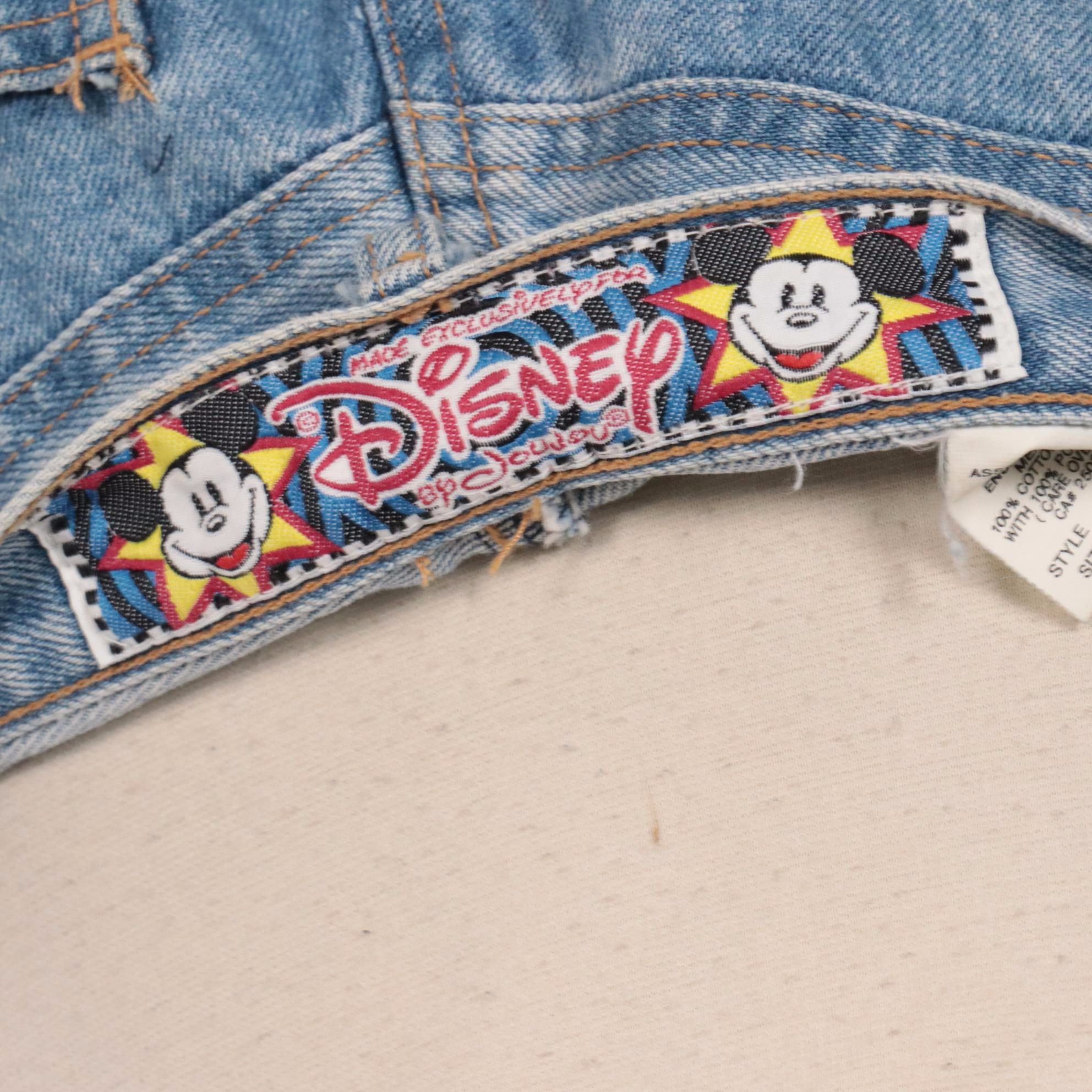 Disney by JouJou Mickey Mouse and Friends Patterned Denim Jeans | EBTH