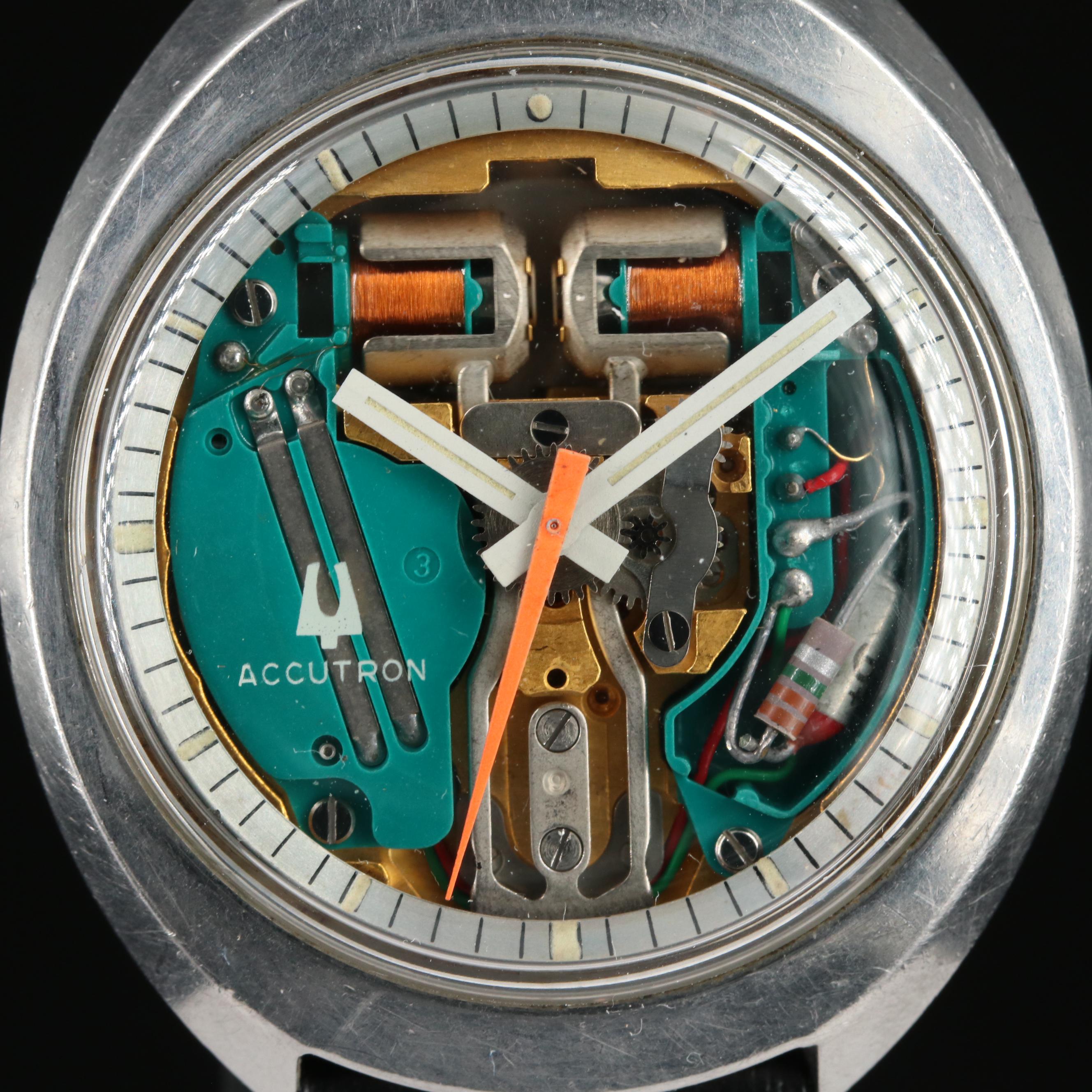 1974 Bulova Accutron "Spaceview" Wristwatch | Everything But The House