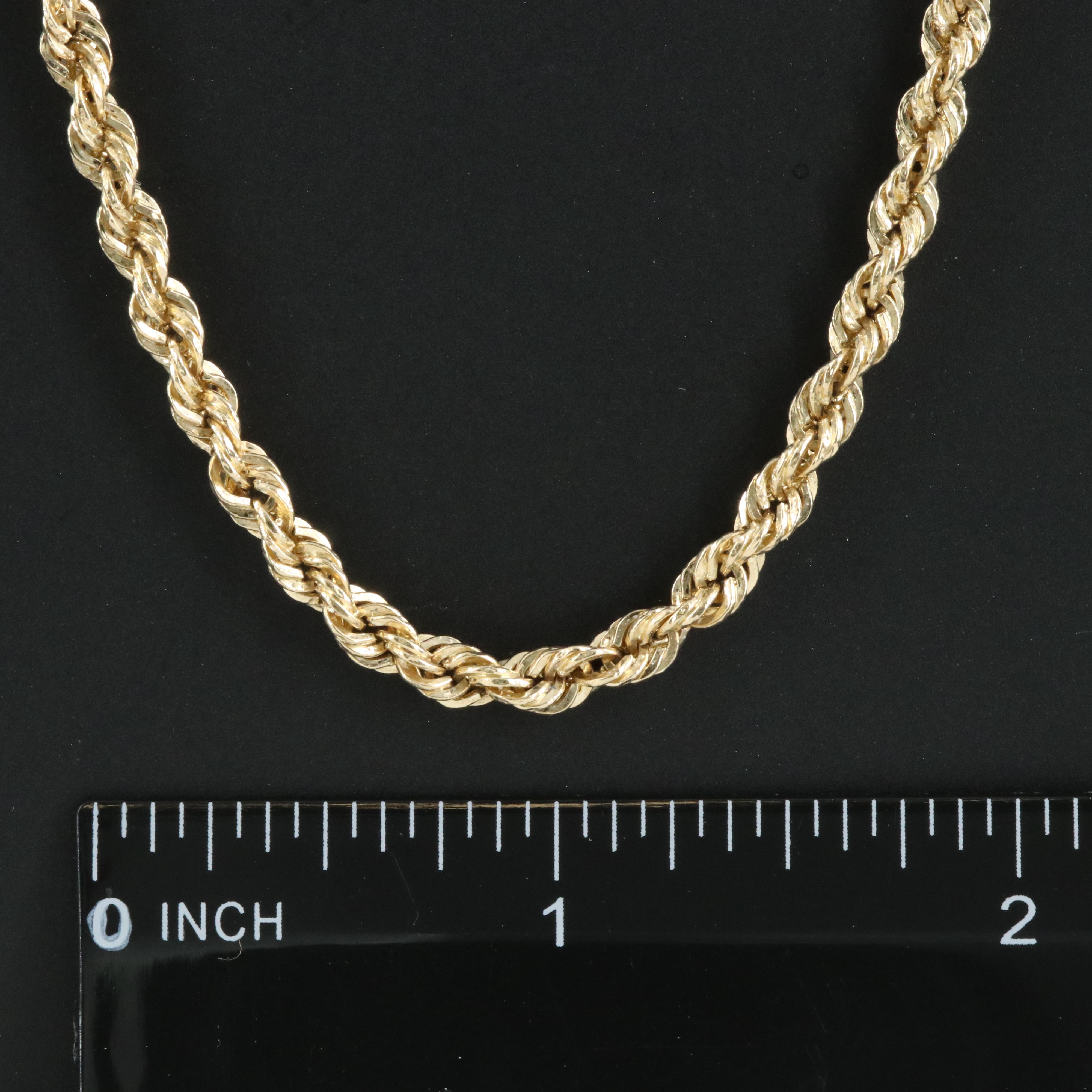 Michael Anthony 14K Rope Chain Necklace | EBTH