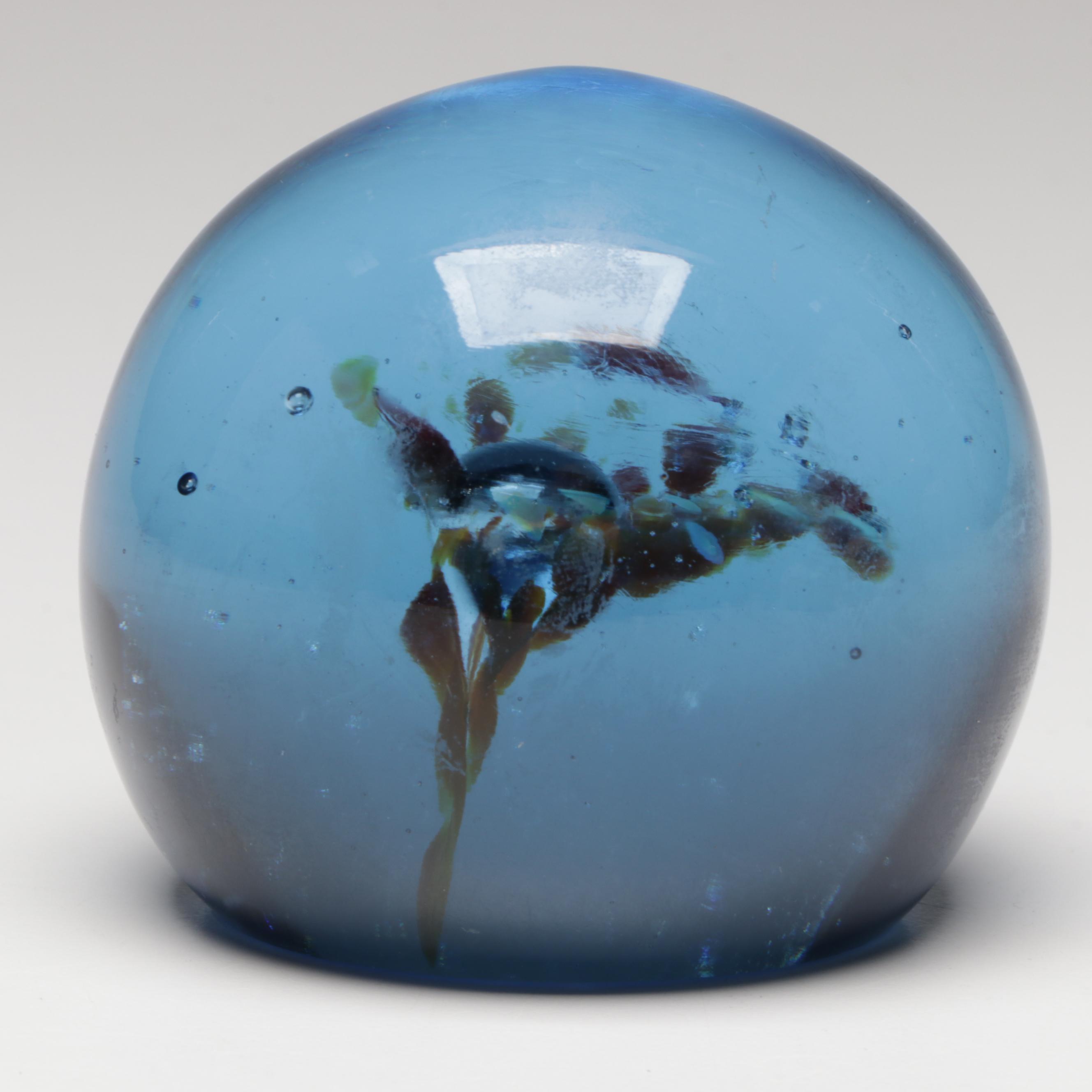 Artist Signed Handmade Art Glass Paperweights, Mid to Late 20th Century ...